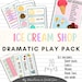 Dramatic / Role Play Ice Cream Shop Stand - Etsy