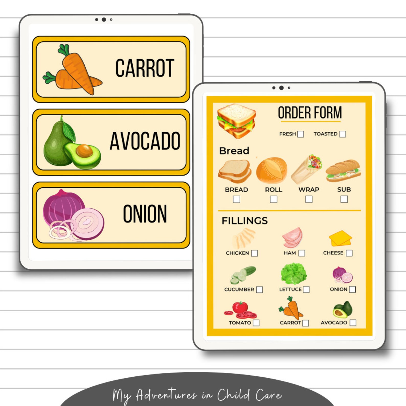 Dramatic / Role Play Sandwich Shop Restaurant - Etsy