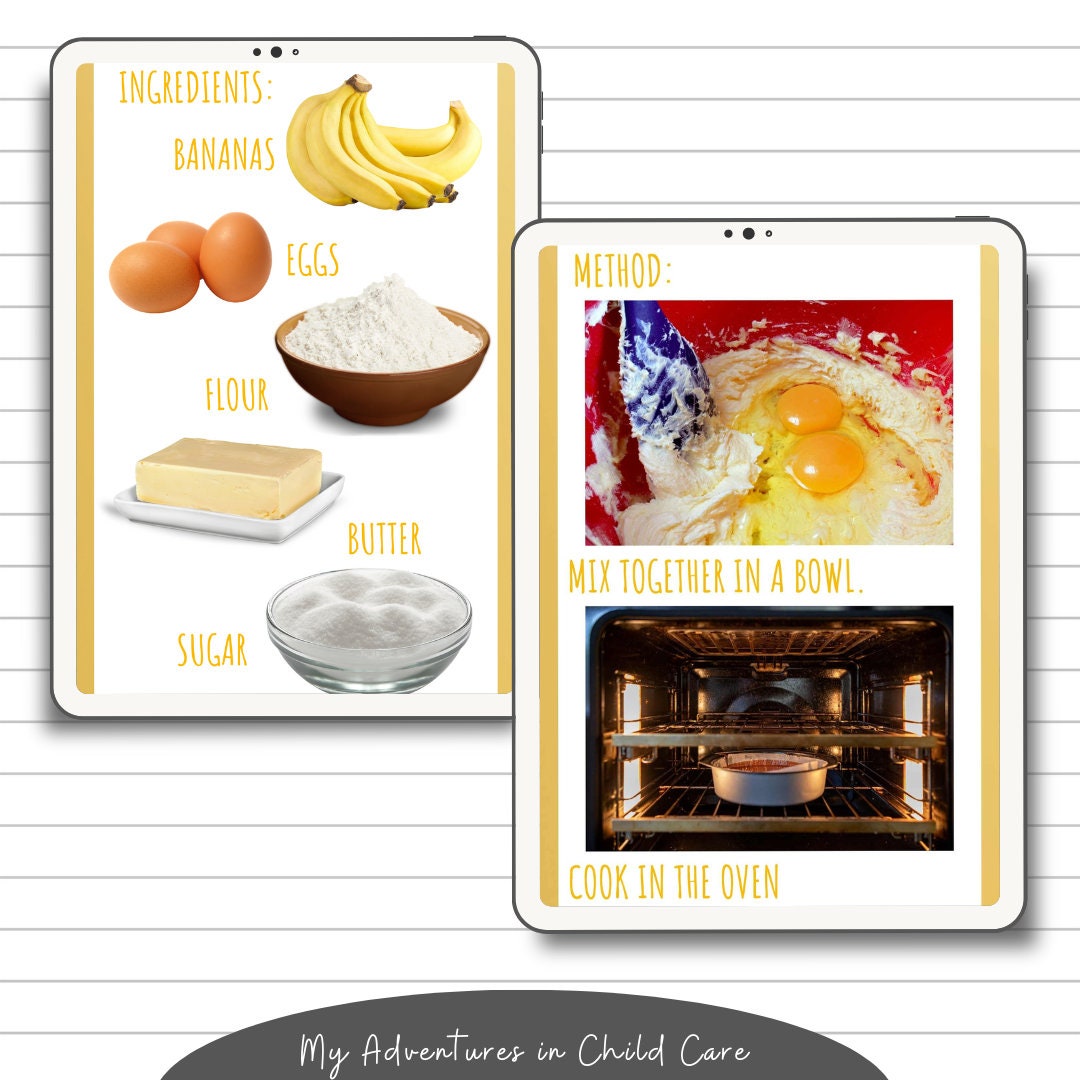 Dramatic / Role Play Kitchen Home Corner Recipe Book - Etsy