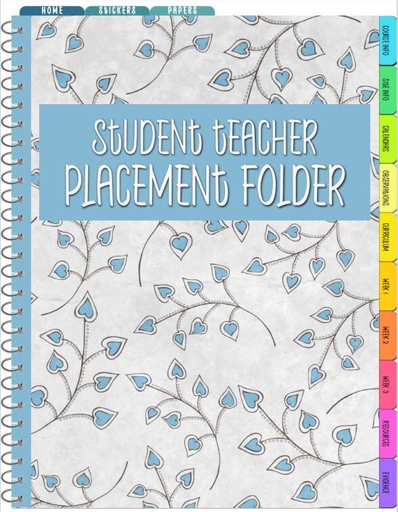 2022/2023 Digital Student Teacher Placement/prac Folder - Etsy