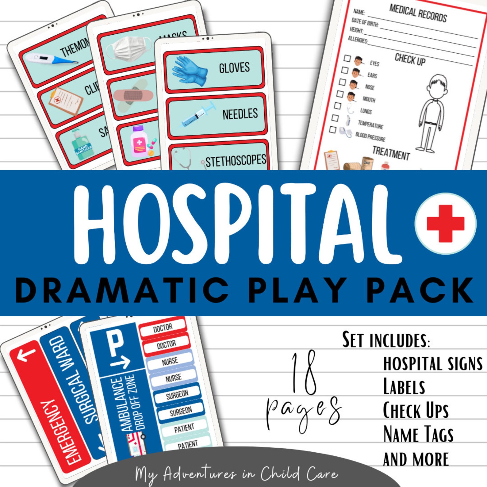 Dramatic / Role Play Hospital Doctors Surgery - Etsy