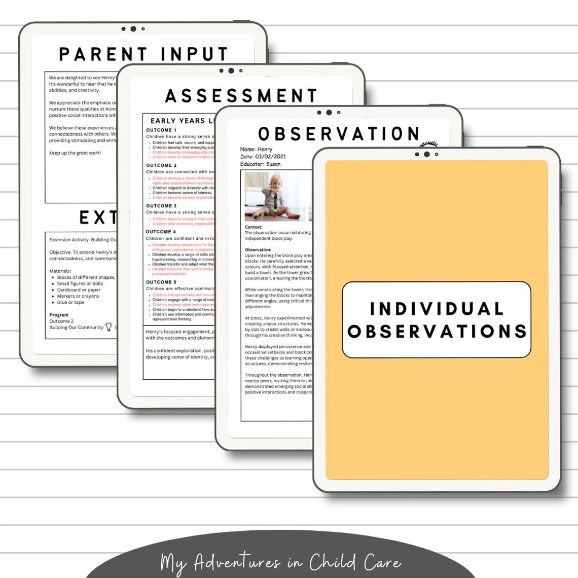 CANVA TEMPLATE / Digital Programming Folder Planner EYLF V2.0 - Etsy ...