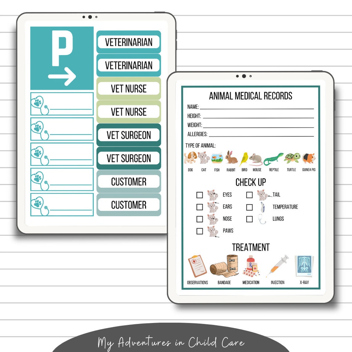 Dramatic / Role Play Vet Clinic - Etsy