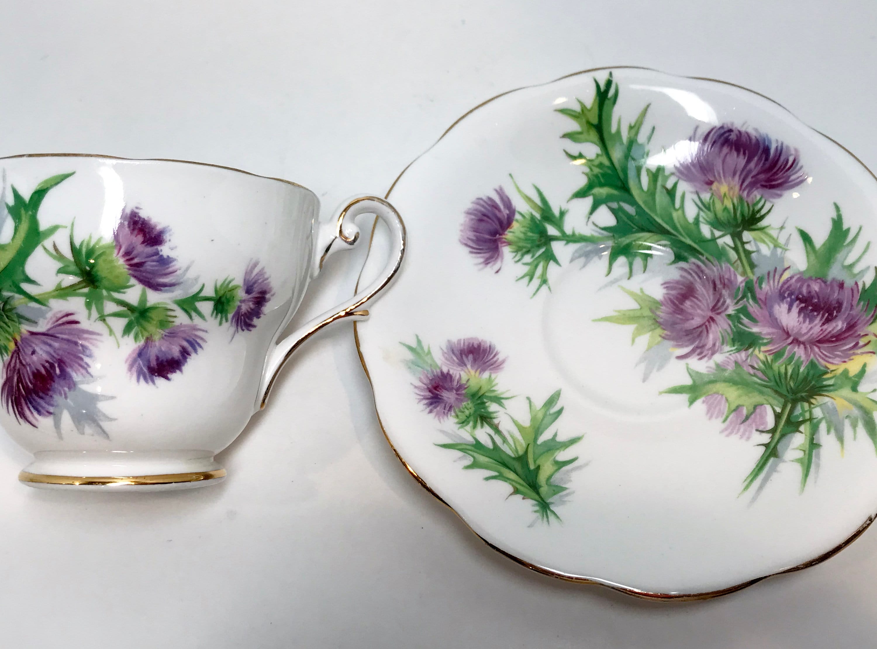 Royal Standard Tea Cup and Saucer, Scots Emblem, Scottish Cup, Scottish ...