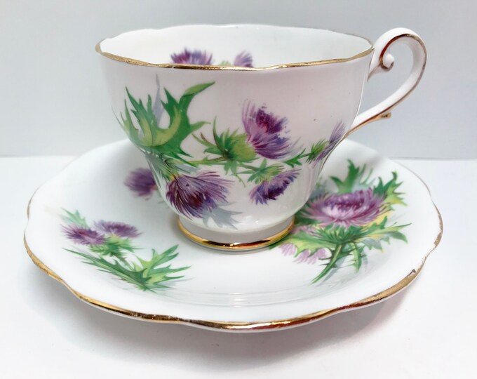 Royal Standard Tea Cup and Saucer, Scots Emblem, Scottish Cup, Scottish ...