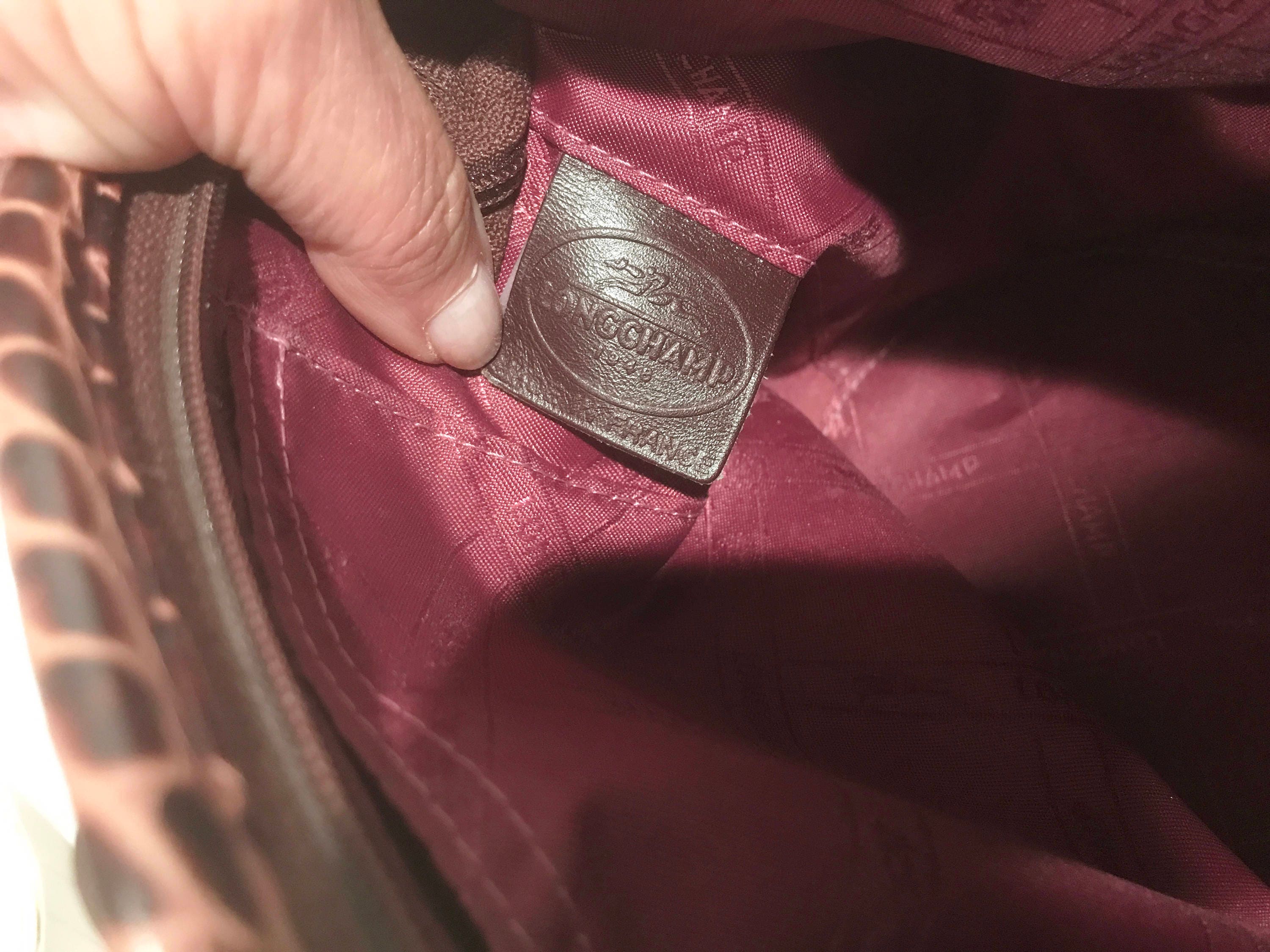 Authentic Longchamp Bag, Mahogany Brown Longchamp, French Handbag ...