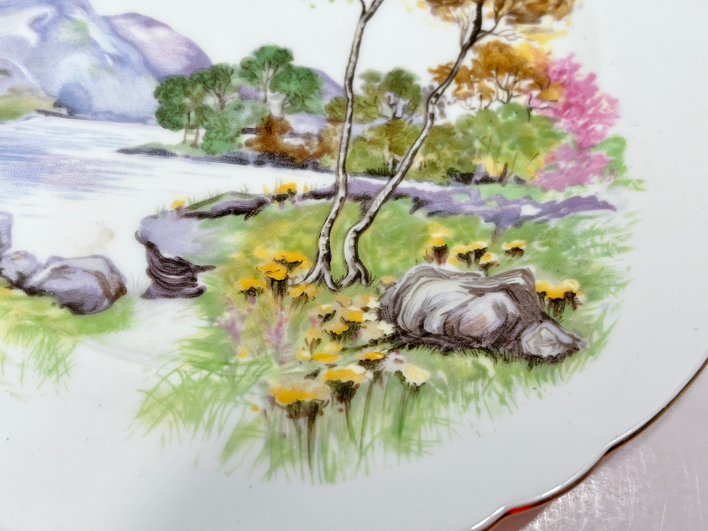 English Lakes Pattern , Shelley Plate , Shelley China , Ripon Shape ...