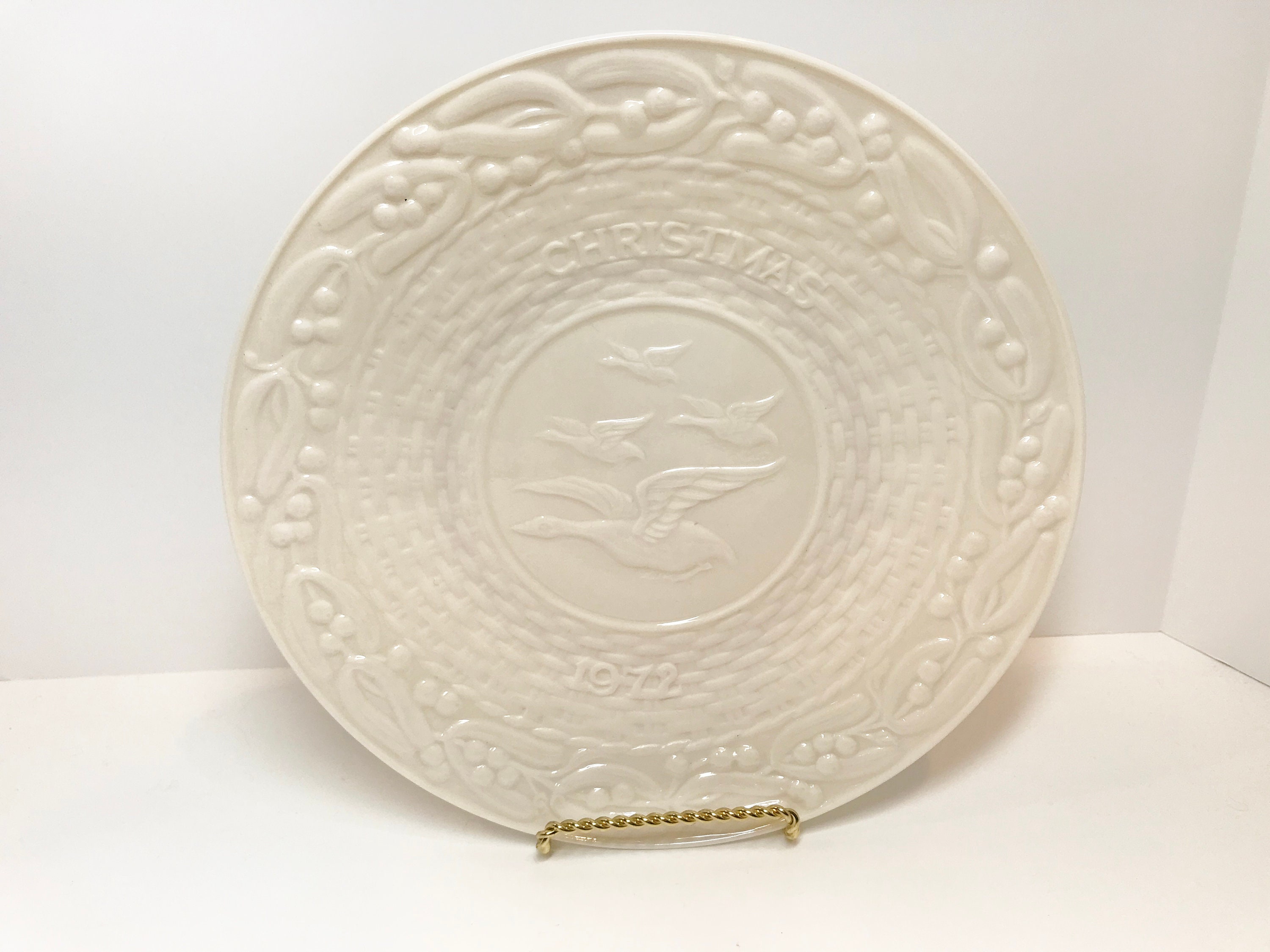 Reserved for SR, Belleek Christmas Plate, Flight of the Earls Plate ...