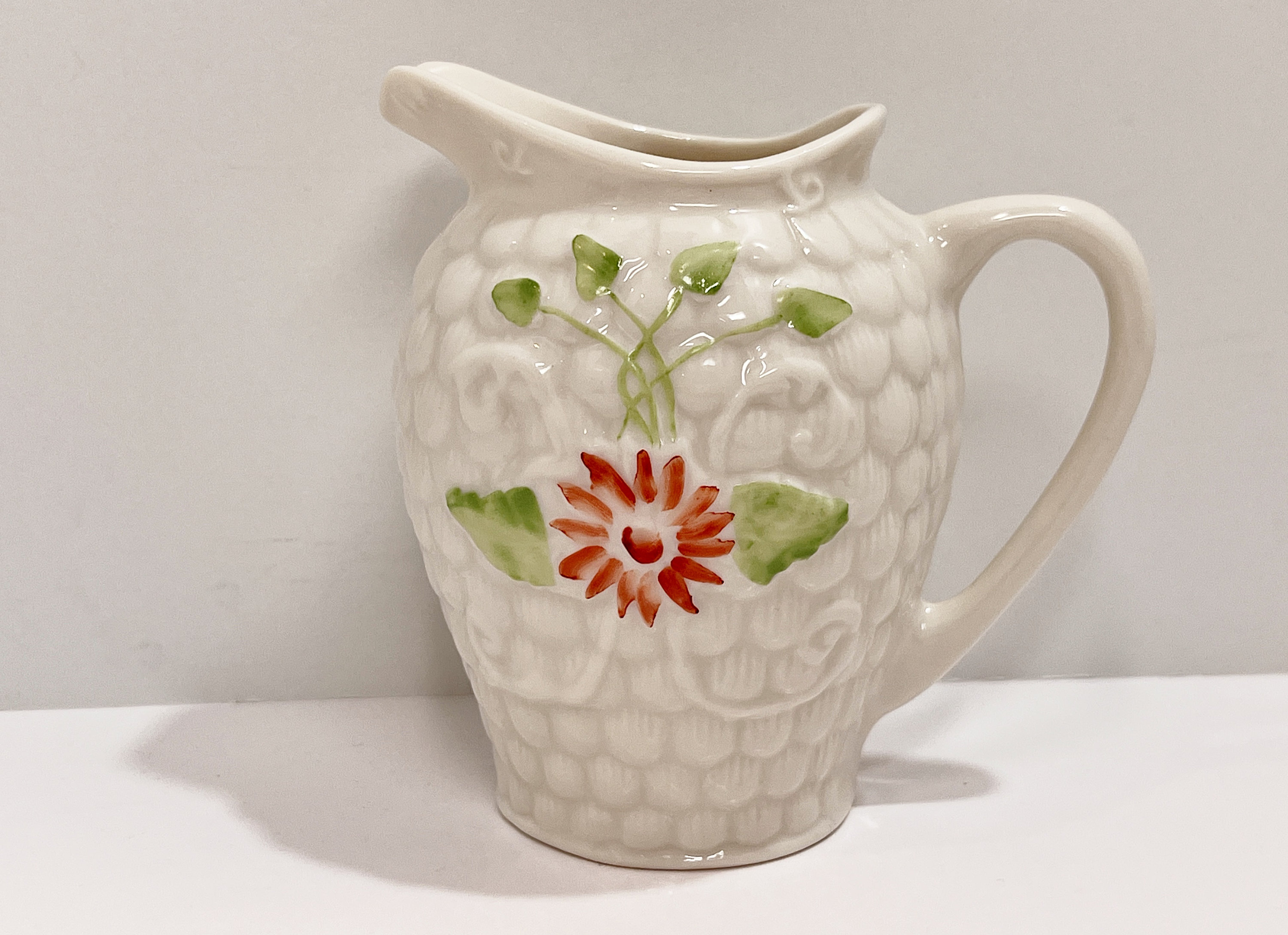 Belleek Creamer , Irish Creamer , Green Mark Belleek , Made in Ireland ...