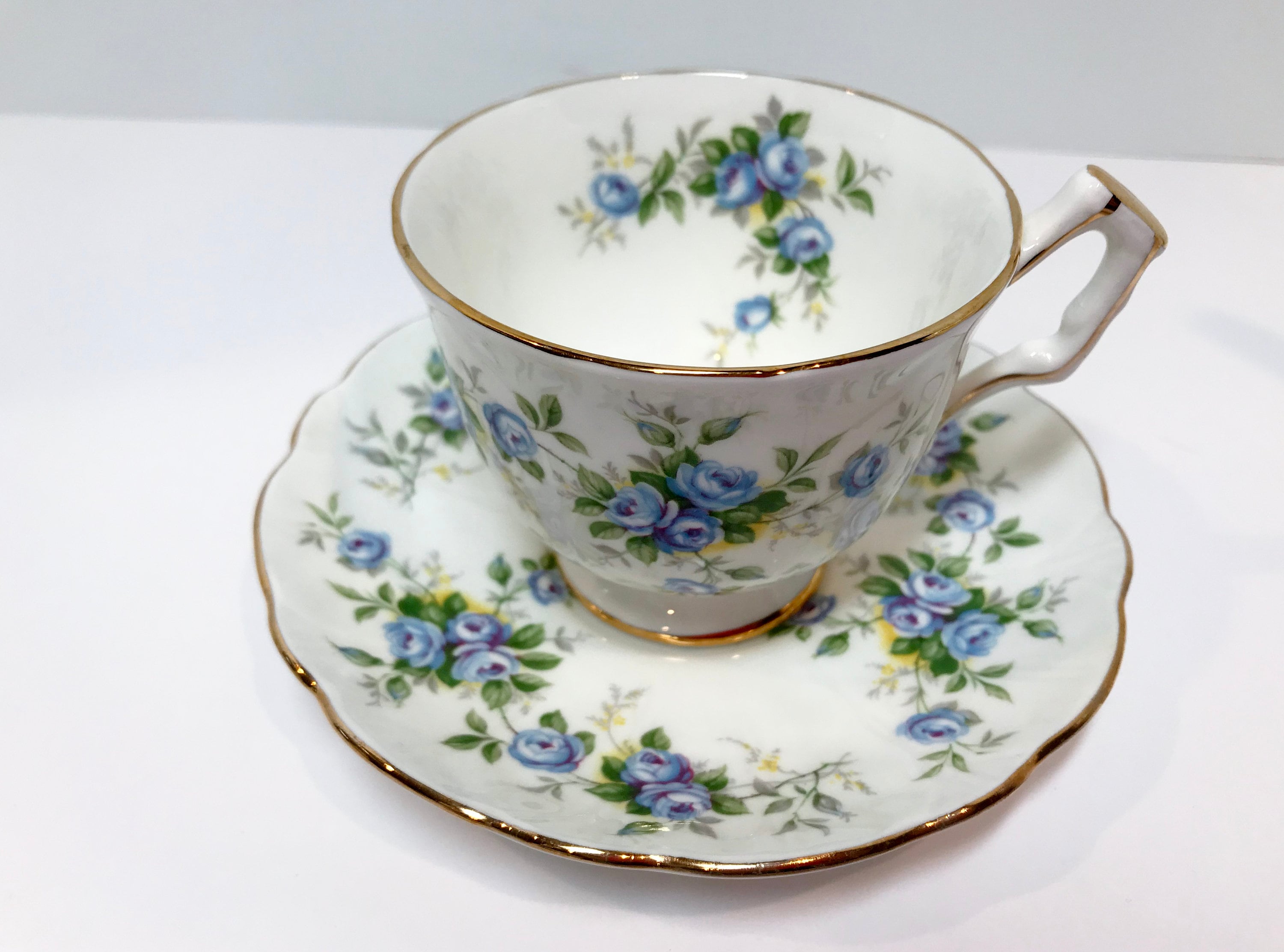 Reserved for SR, Aynsley Tea Set, Teacup, Saucer, Teapot, Creamer and ...