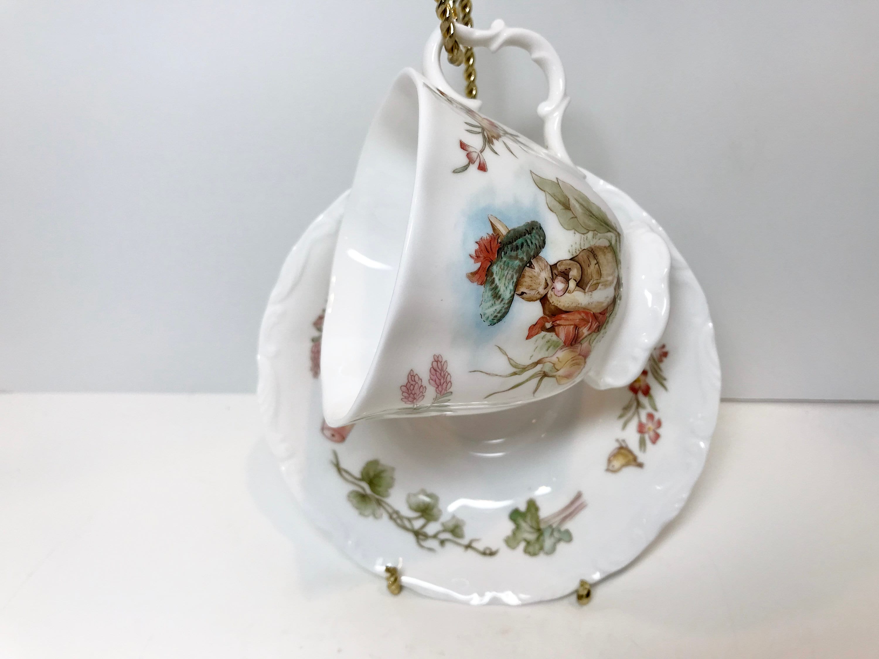 Beatrix Potter, Benjamin Bunny, Royal Albert Tea Cup and Saucer ...