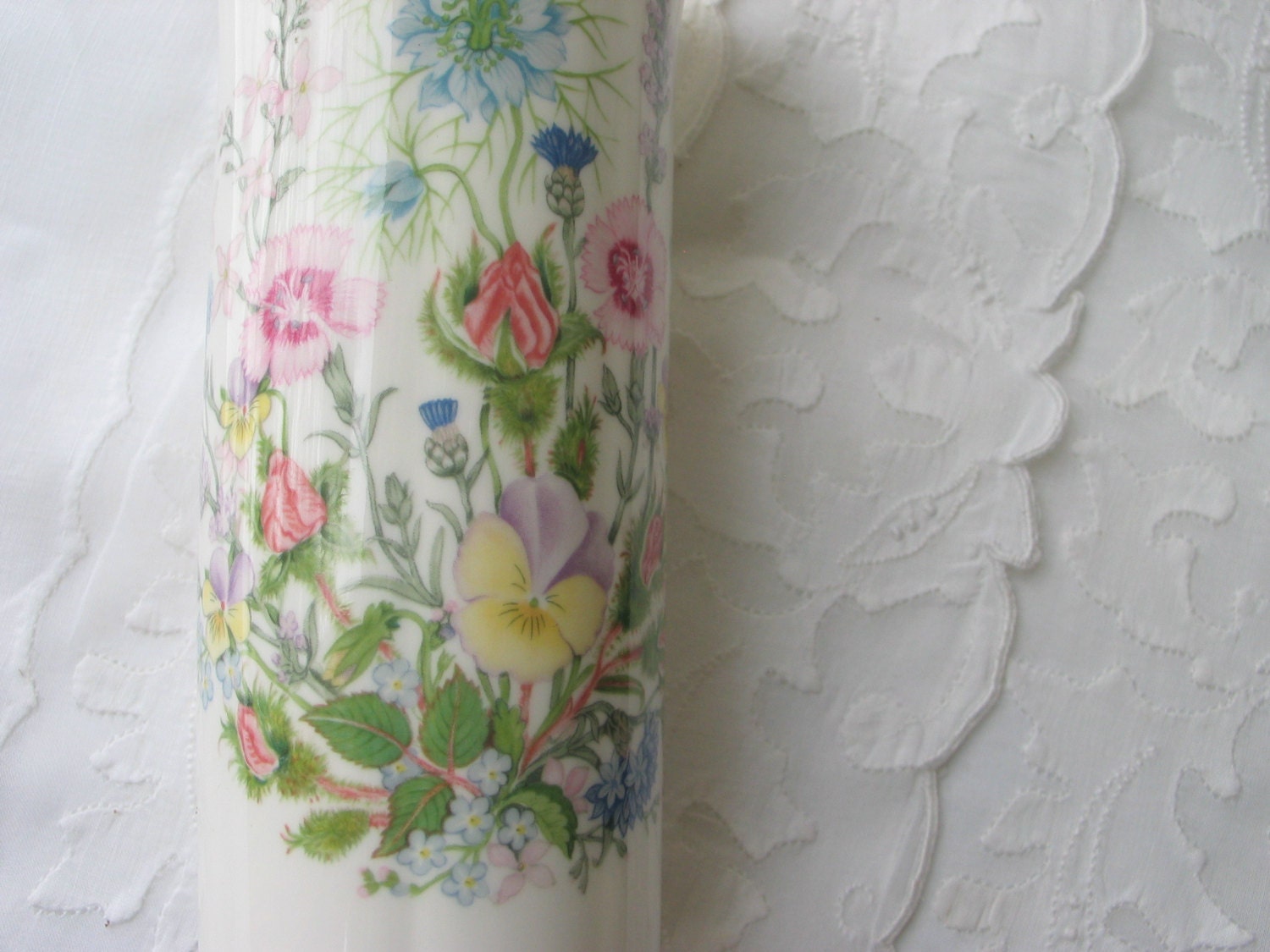 Aynsley Vase English Bone China Vase Made In England Aynsley Bone China Floral Vase Bridal