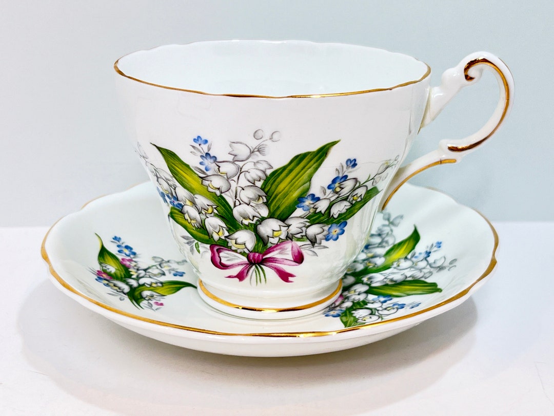 Regency Tea Cup , Lily of the Valley , English Bone China Teacup ...