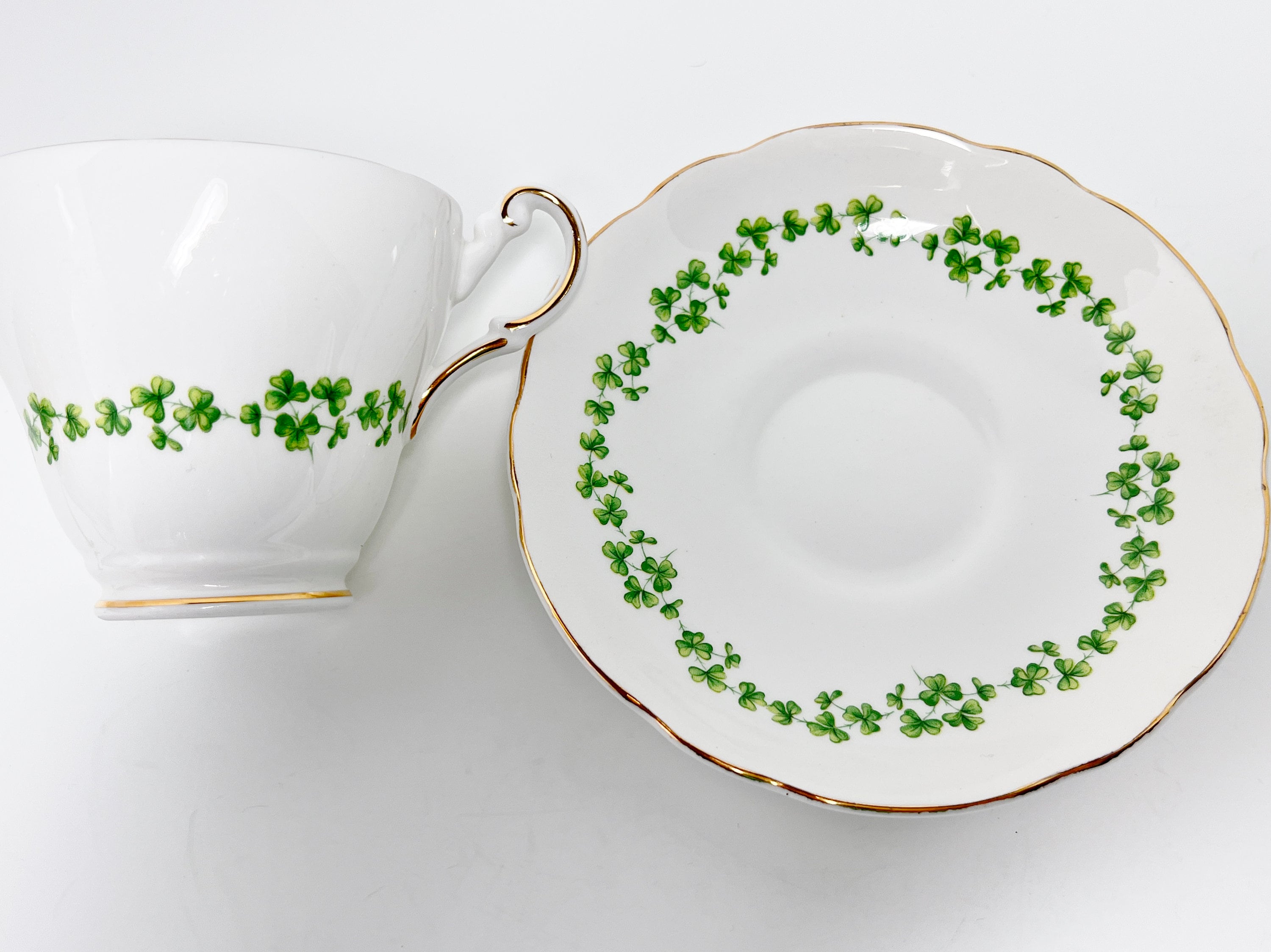 Regency Shamrock Tea Cup, Irish Tea Cup, English Bone China Teacup ...