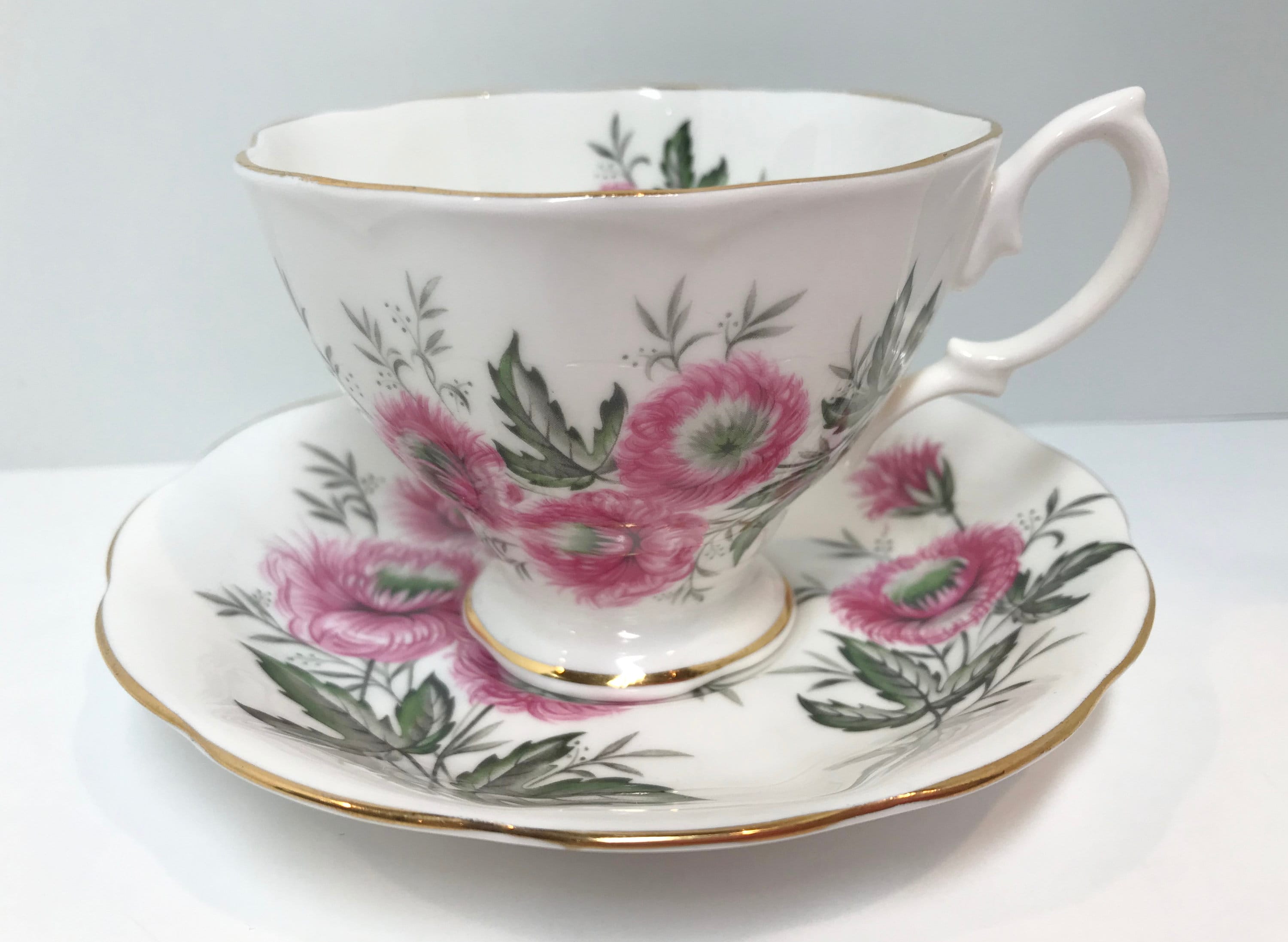 Thistle Royal Albert Tea Cup and Saucer, Scottish Cup, Antique Tea Cups ...