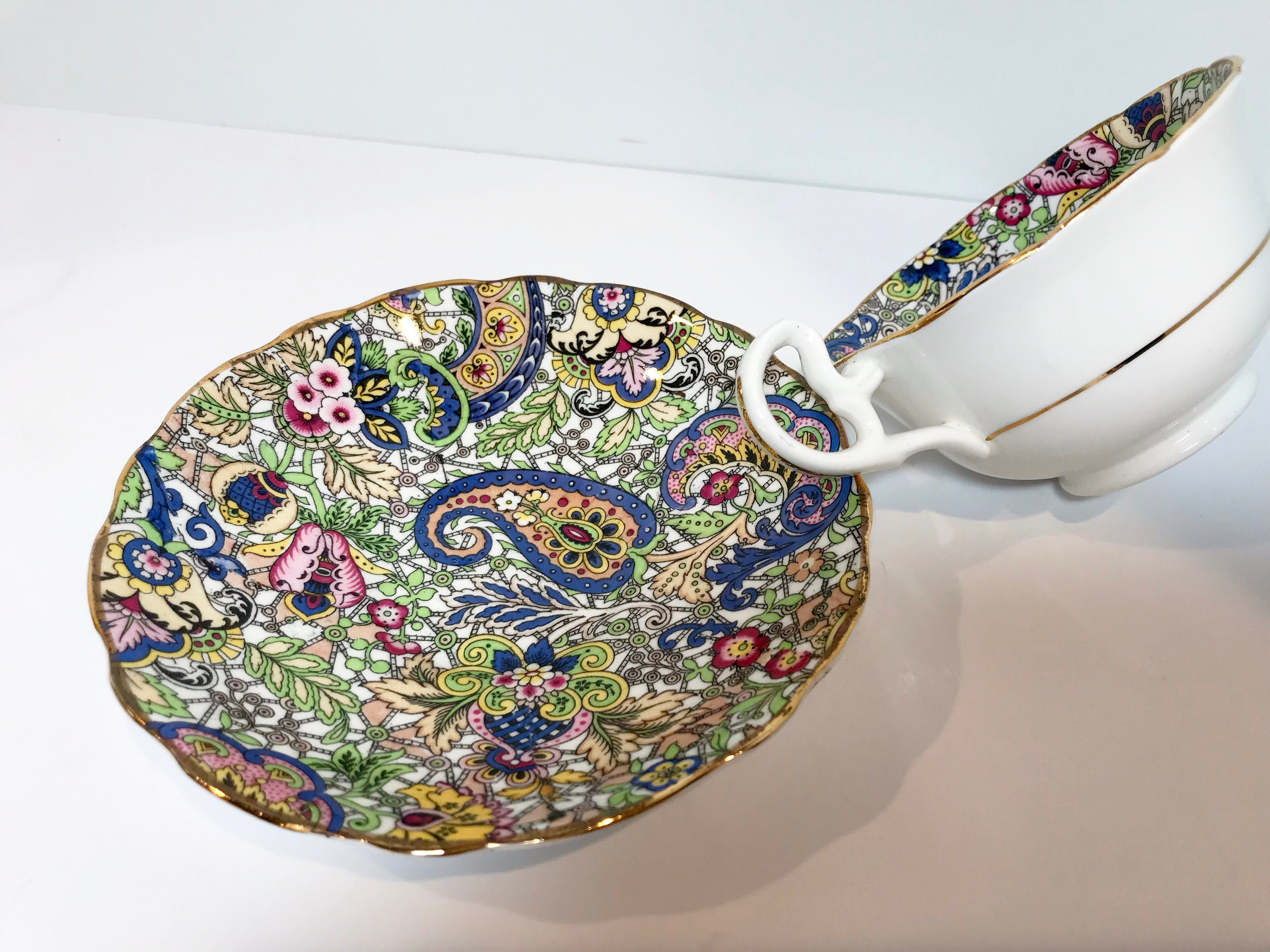 Radfords Chintz Tea Cup and Saucer, Chintz Tea Cups, English Teacups ...