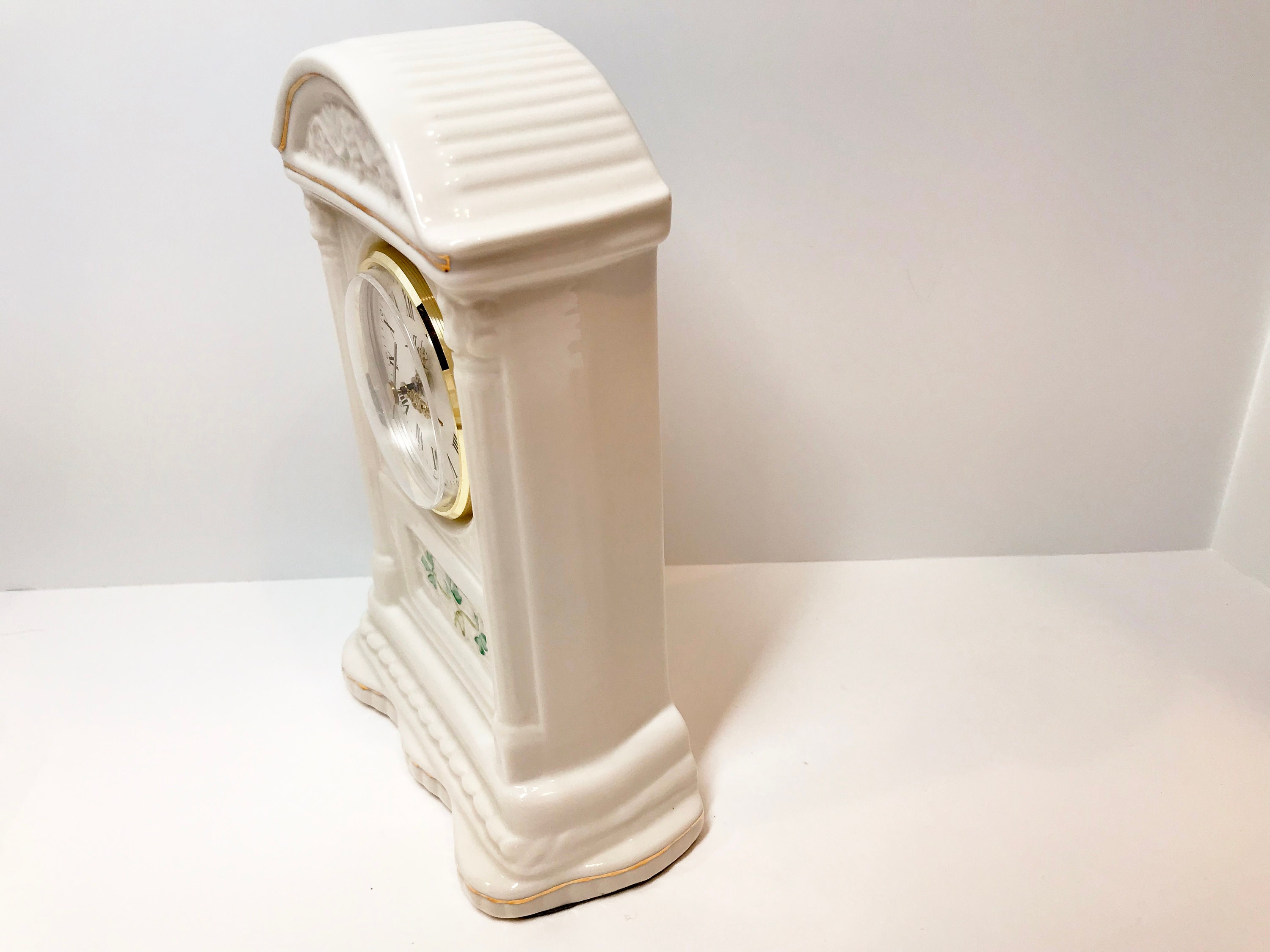 SOLD, Reserved for SR, Glenveigh Belleek Clock, Belleek Porcelain, Made ...