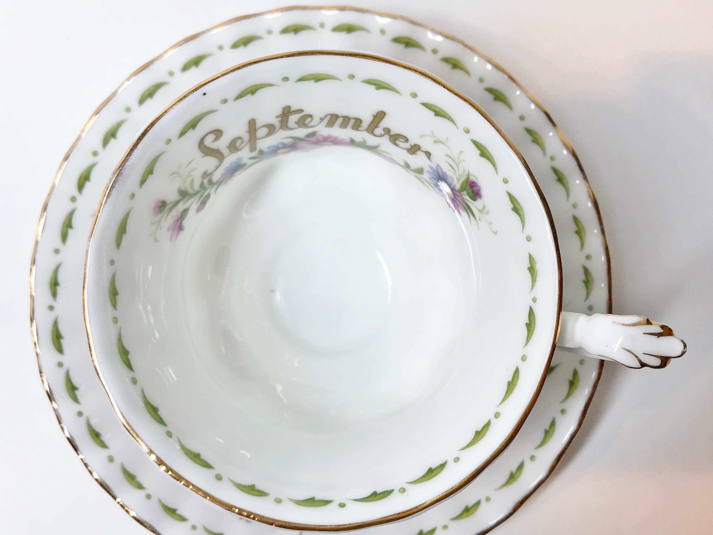 September Birthday Teacup Royal Albert Flower of the Month Tea Cup and ...