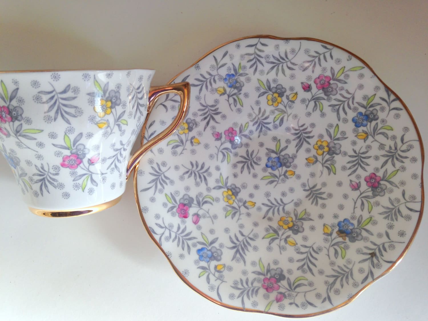 Charming Chintz Rosina Tea Cup and Saucer, English Teacups, Tea Set ...