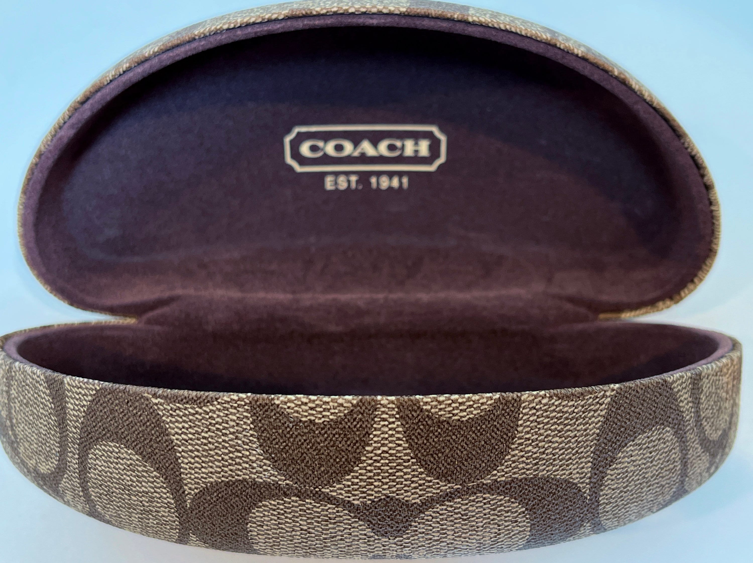 Coach Case, Coach Glasses Case, Brown Coach Case, Coach Eyeglasses Case ...