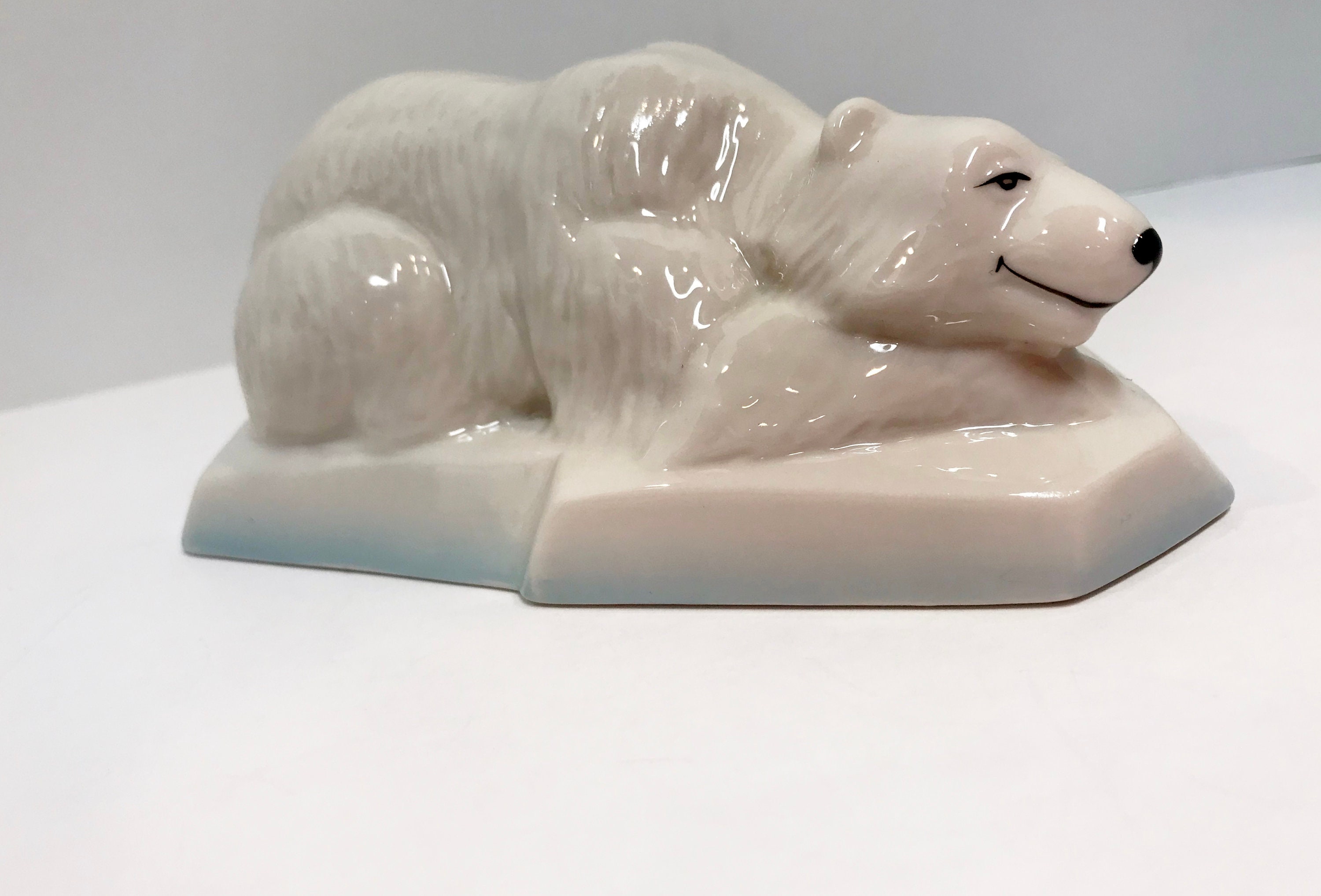 Reserved for SR, Belleek Polar Bear, Belleek Animal, Belleek Figurine ...