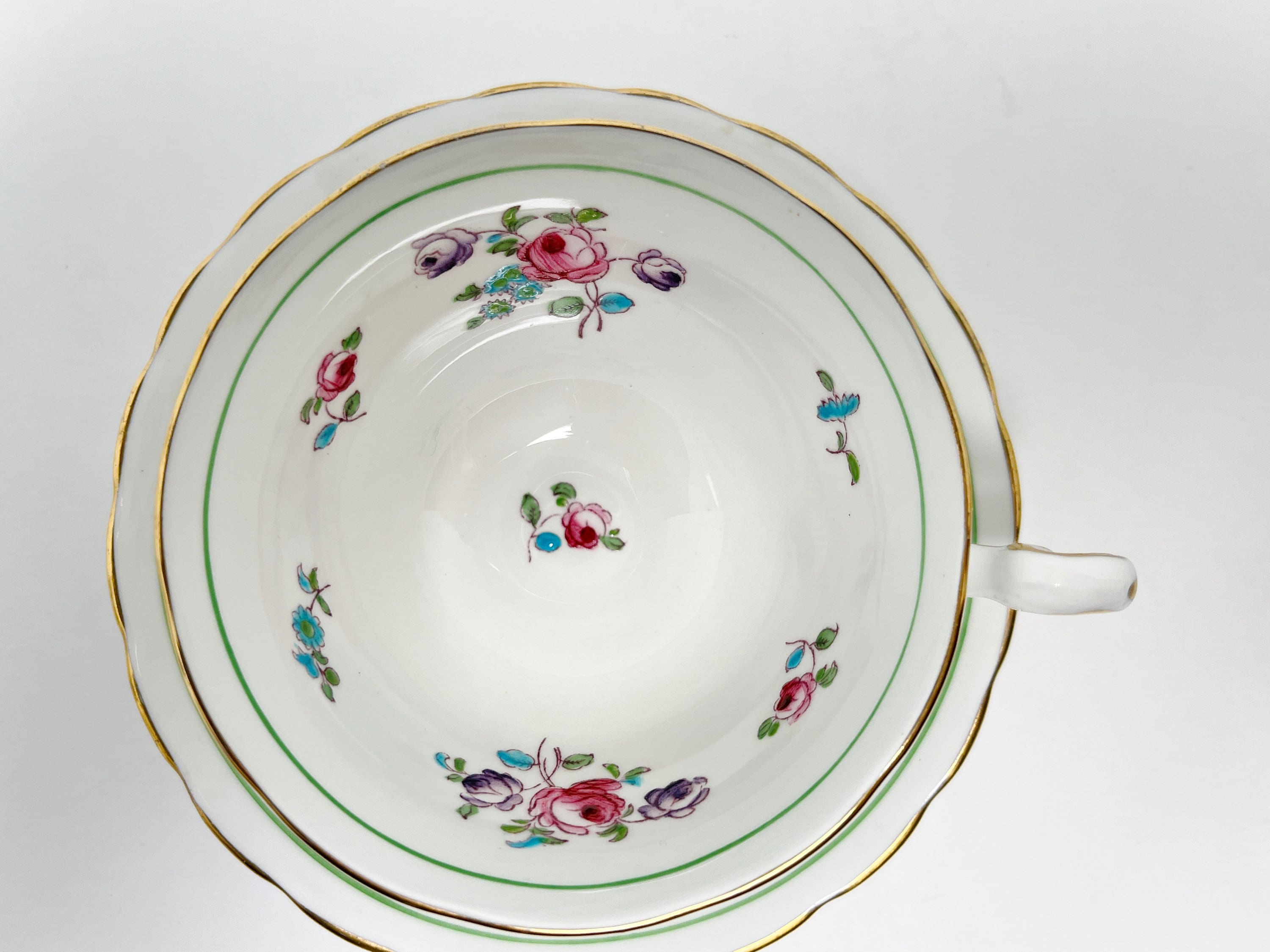 Royal Chelsea Teacup and Saucer, Floral Tea Cups, Royal Chelsea Tea ...