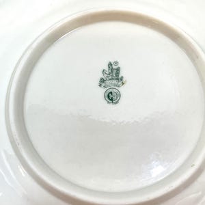 Belleek Plates, Belleek Shamrock Ware, Shamrock Plates, Set of Six ...
