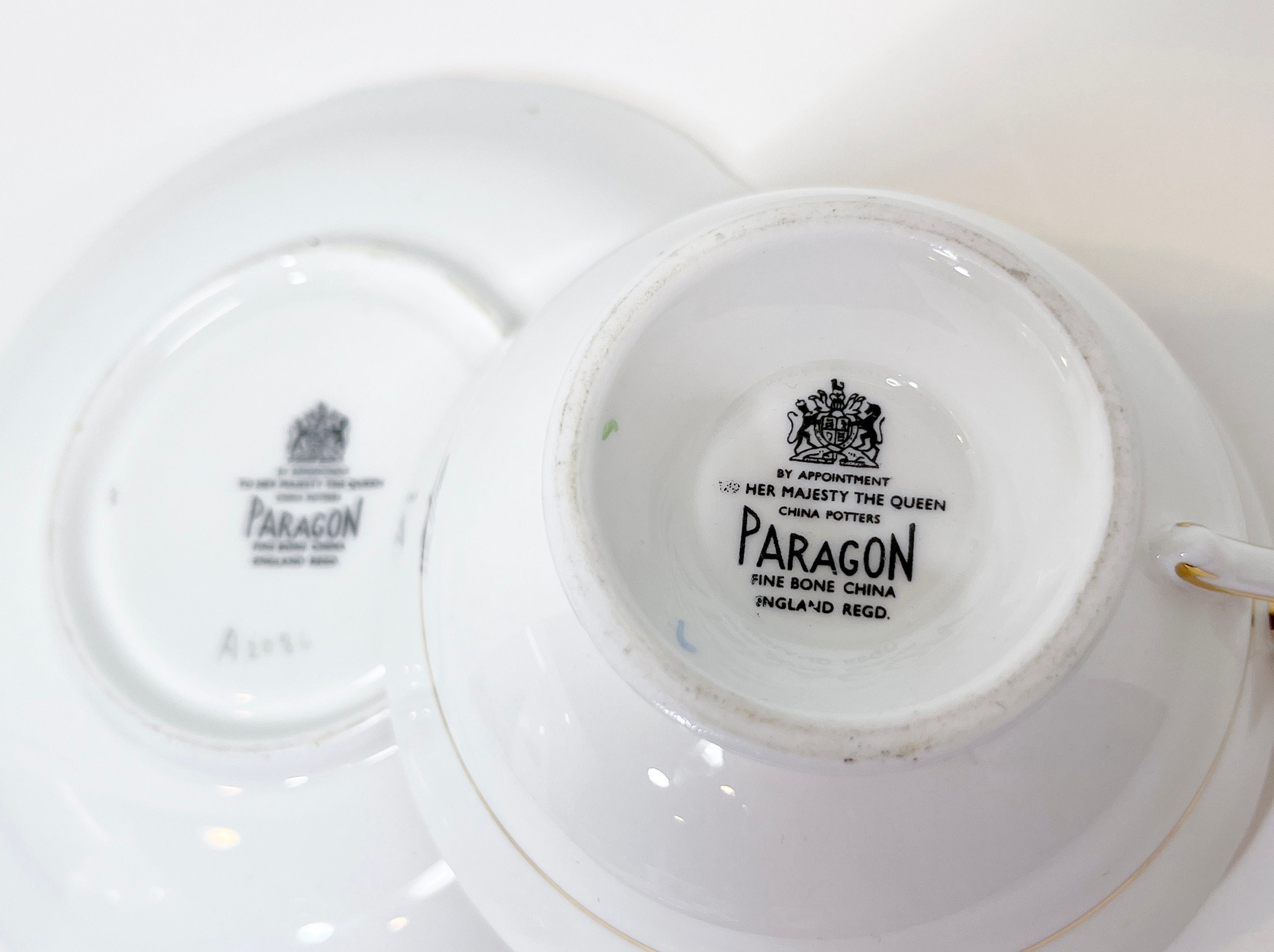 Paragon Teacup and Saucer Floral Teacup Paragon Tea Cup Vintage Tea Cup ...