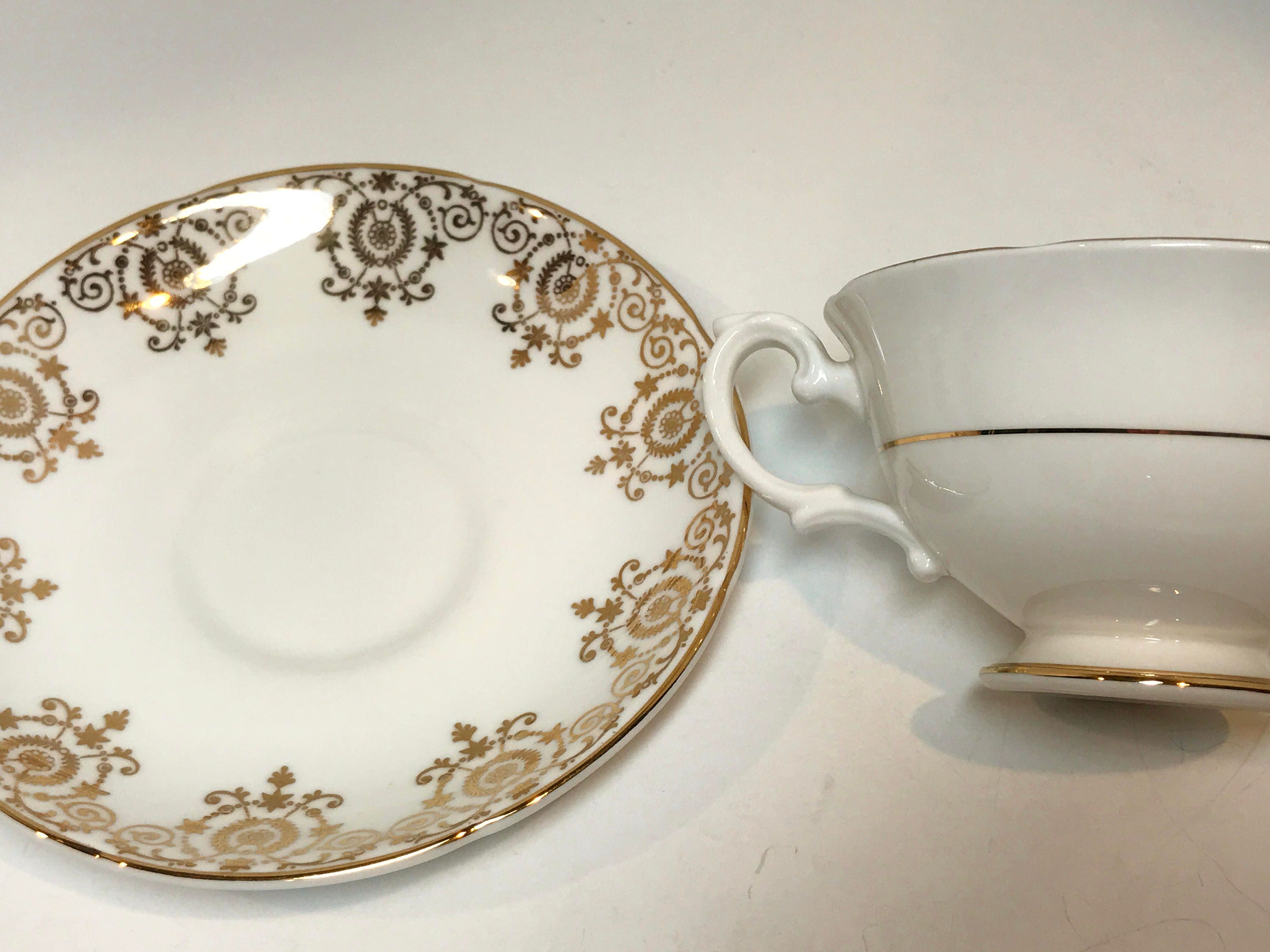 Royal Grafton Tea Cup and Saucer, Antique Tea Cups, English Bone China ...