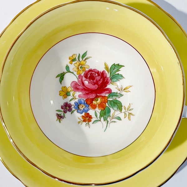 Yellow Tea Cup Set - Etsy