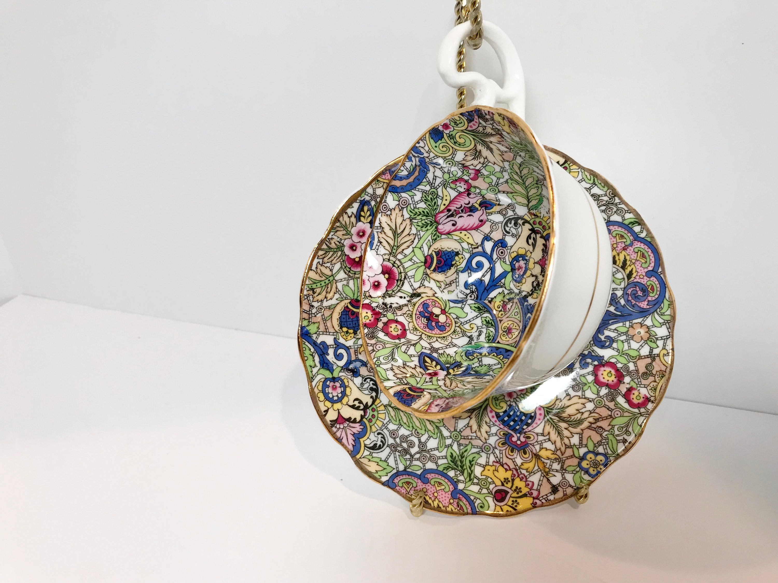 Radfords Chintz Tea Cup and Saucer, Chintz Tea Cups, English Teacups ...