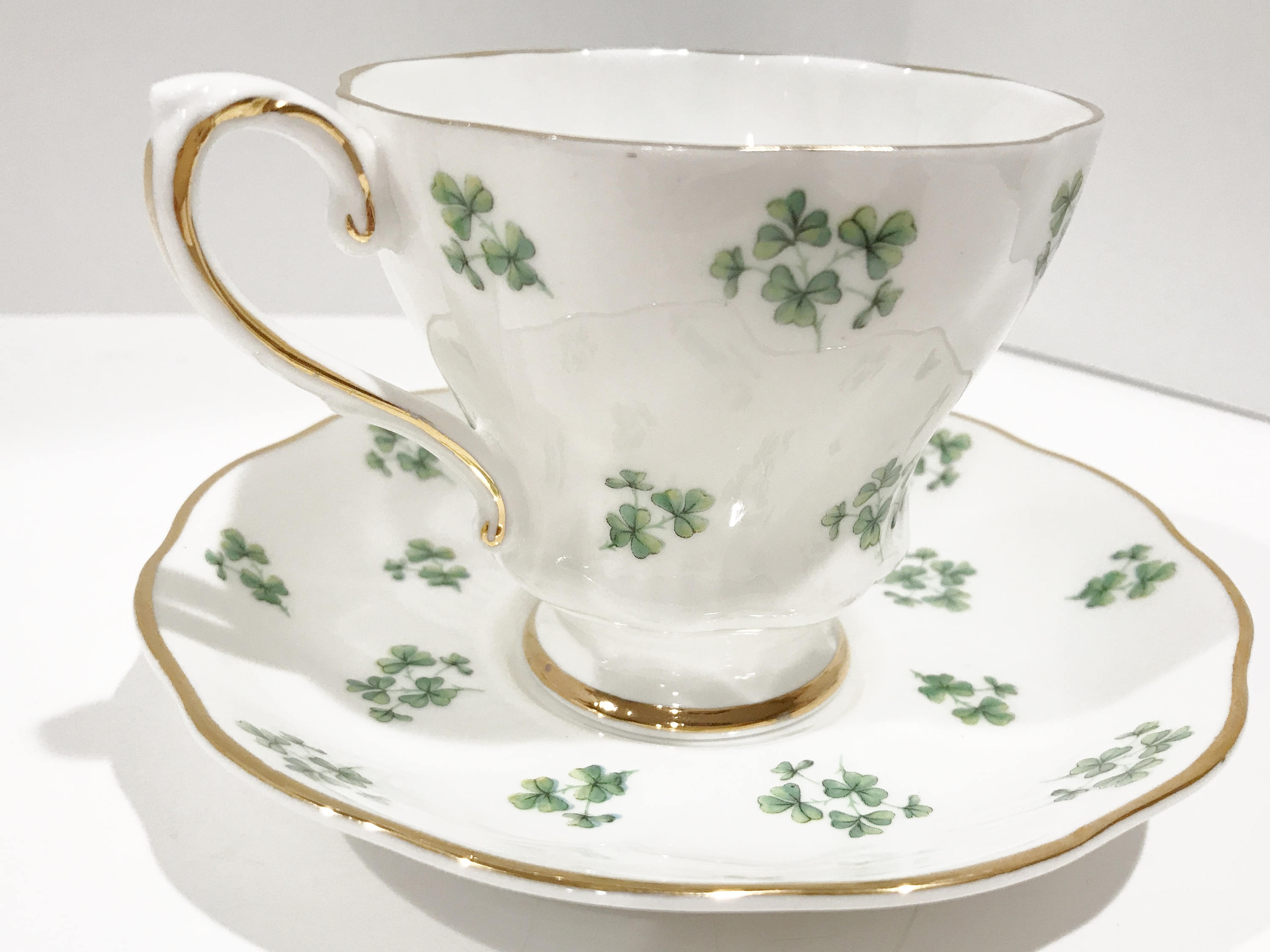 Sold, Reserved for SR, Royal Grafton Shamrock Tea Cup and Saucer ...