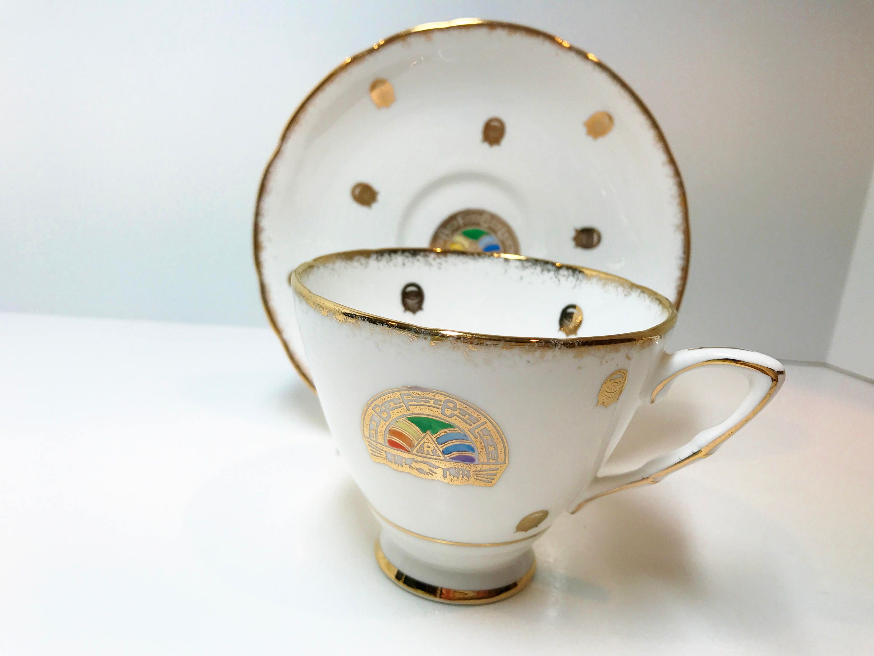 Rainbow Girls Royal Stafford Tea Cup and Saucer, OES Tea Cups, English ...