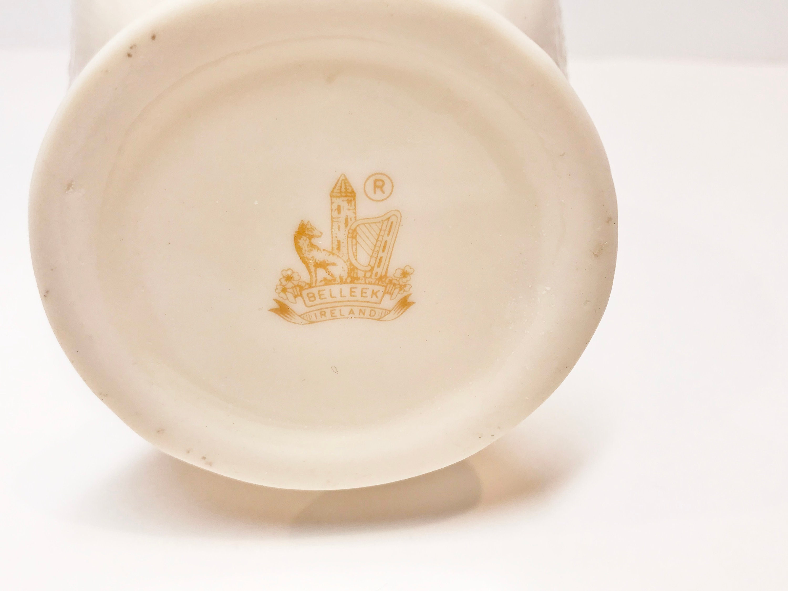 Reserved for SR, Belleek Pink Shell Vase, Irish Vase, Belleek China ...