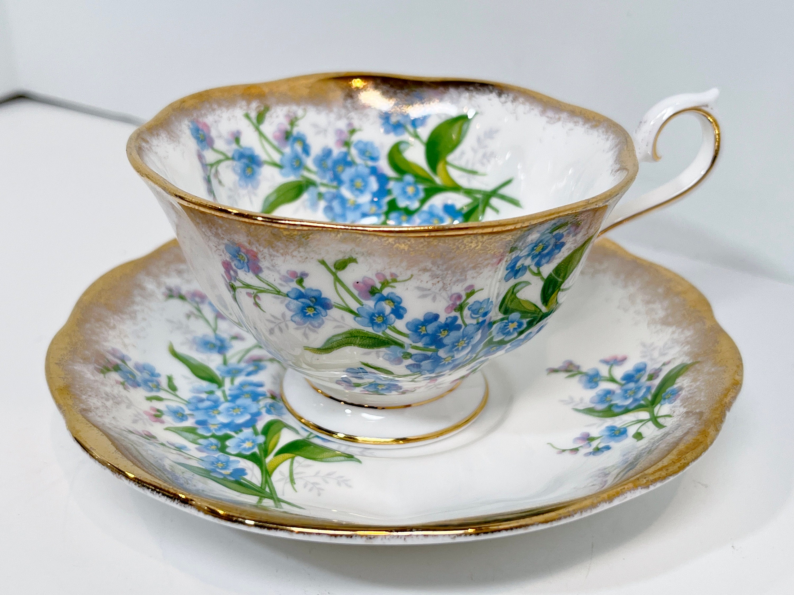 Forget Me Not Cup . Royal Albert Teacup and Saucer , English Bone China ...