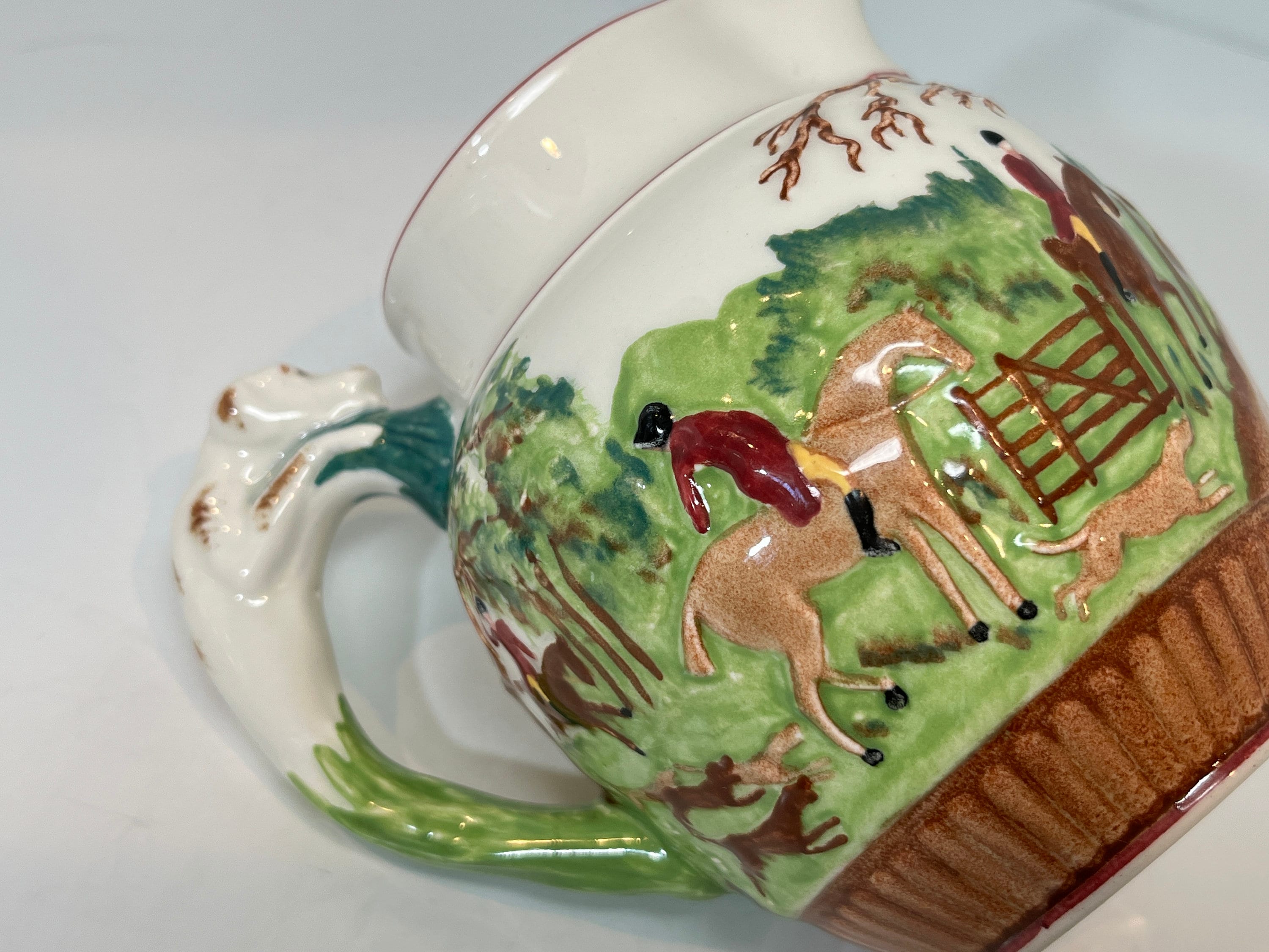 Riding to Hounds Pitcher , Wedgwood Pitcher , Hound Handle Pitcher ...