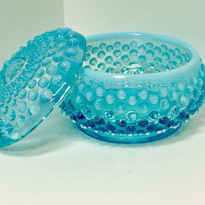 Fenton Glass Box With Lid - Etsy