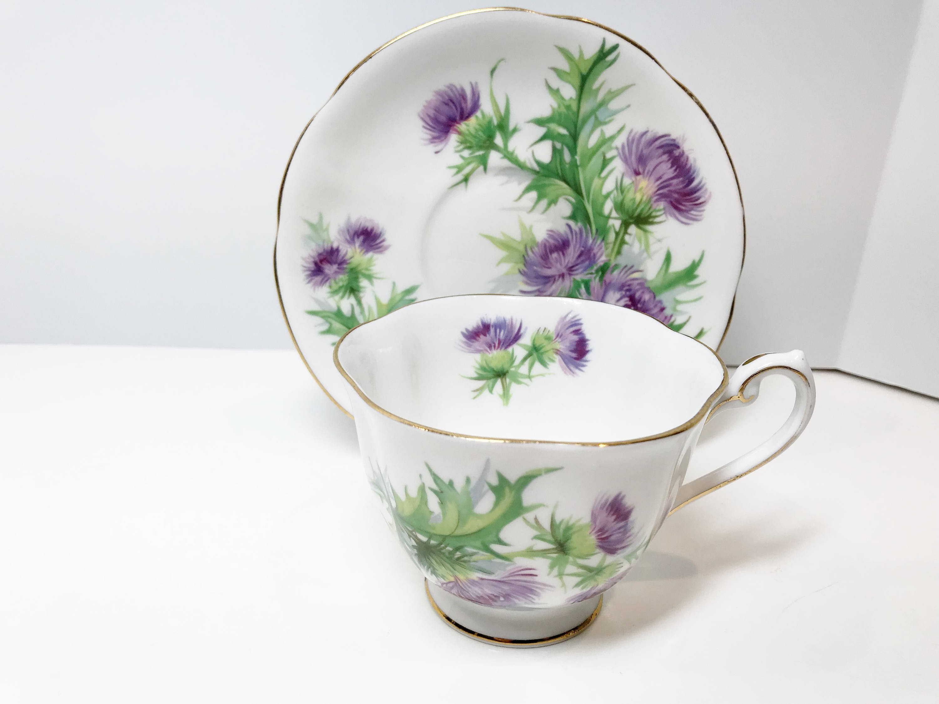 Royal Standard Tea Cup and Saucer, Scots Emblem, Scottish Cup, Scottish ...