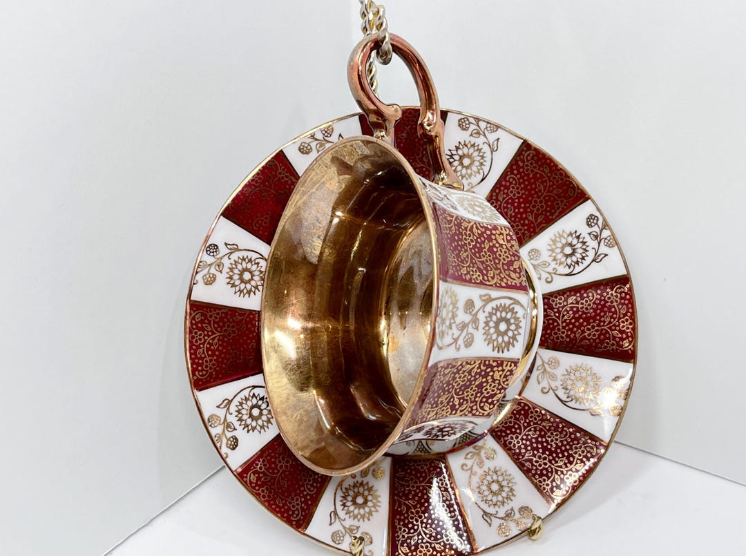 German Tea Cup and Saucer , Heidelberg Bavarian Teacup , Winterling ...