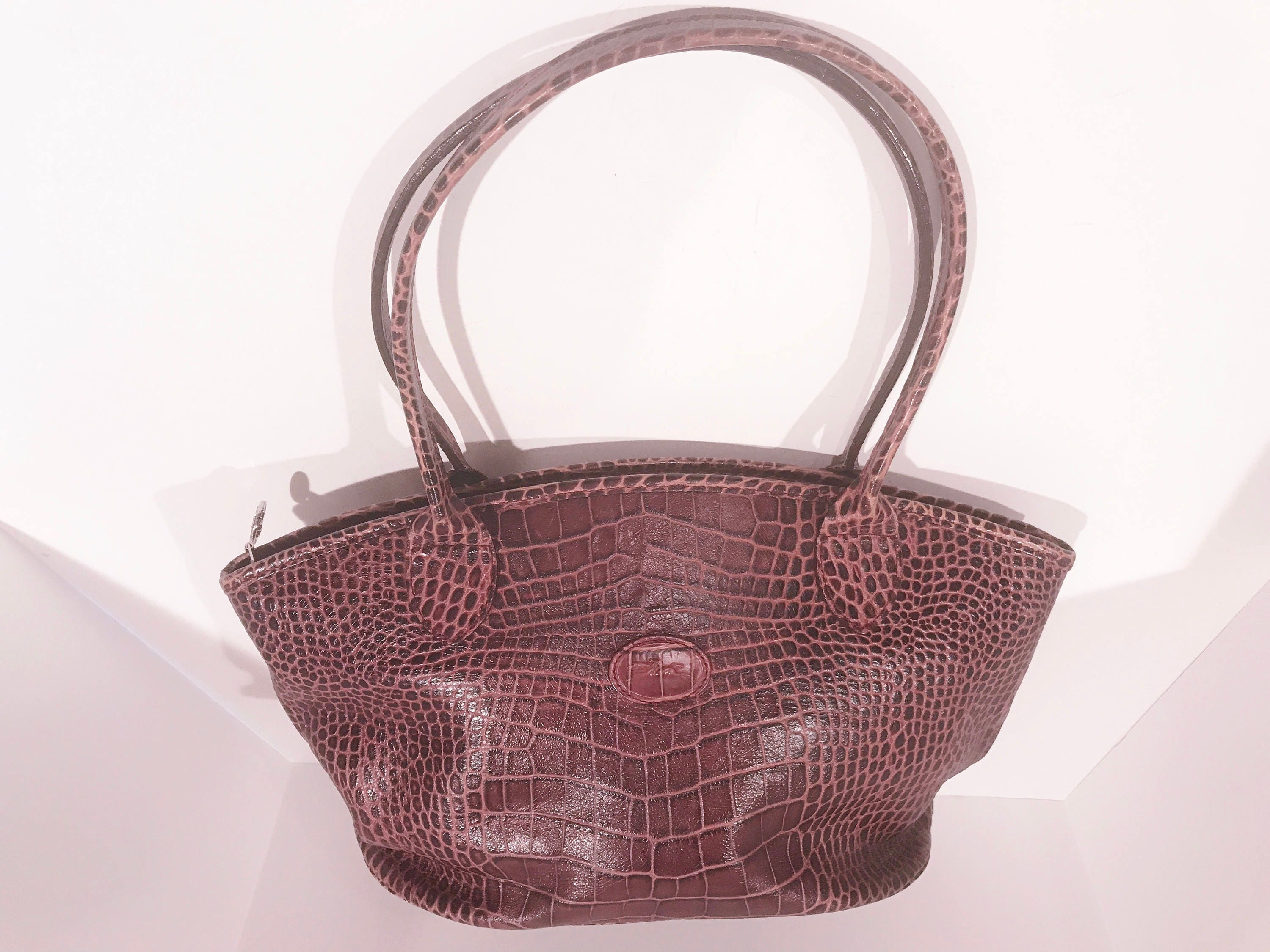 Authentic Longchamp Bag, Mahogany Brown Longchamp, French Handbag ...