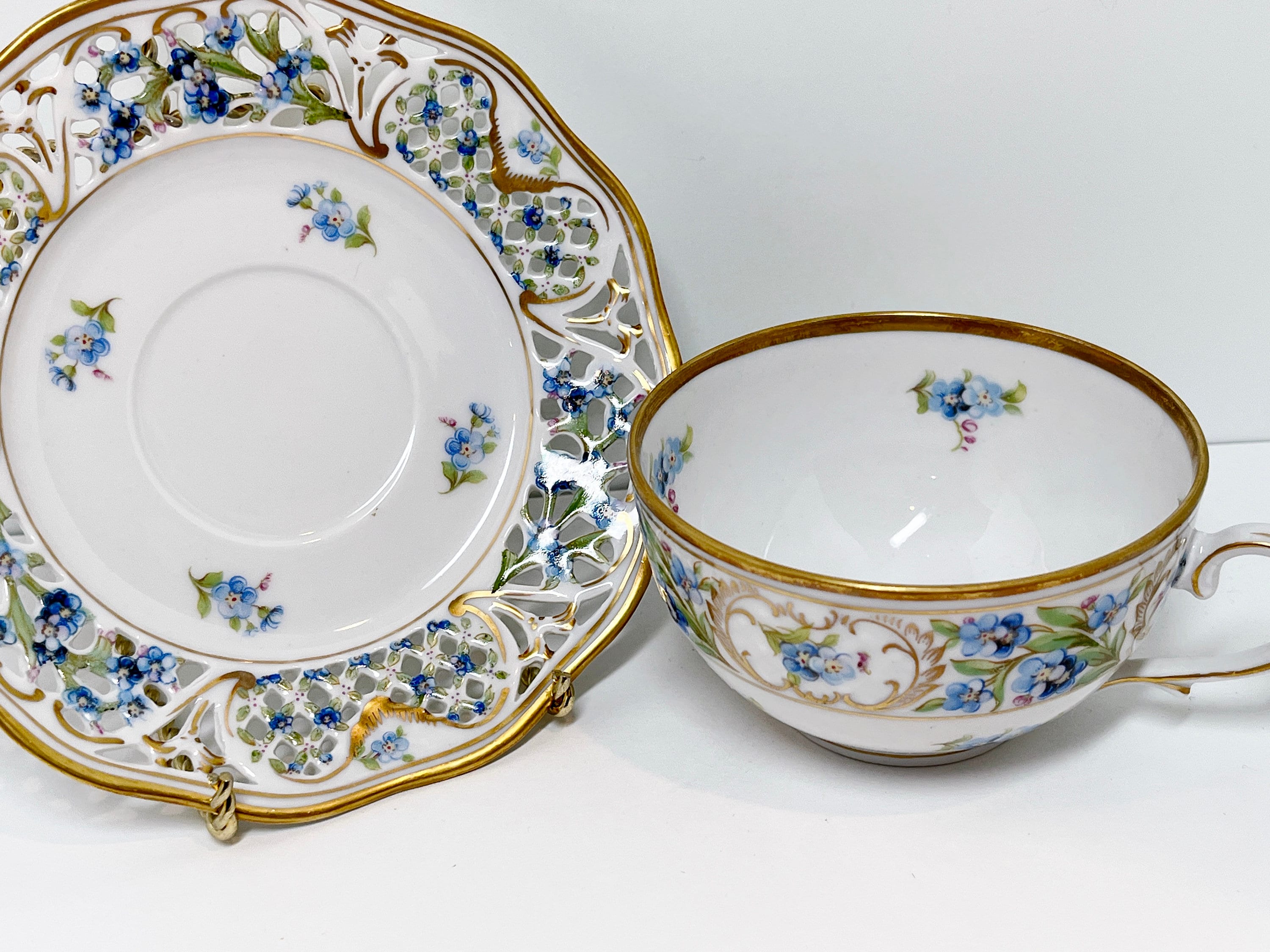 Schumann Forget Me Not Teacup, Bavarian German Teacups, Forget Me Not ...
