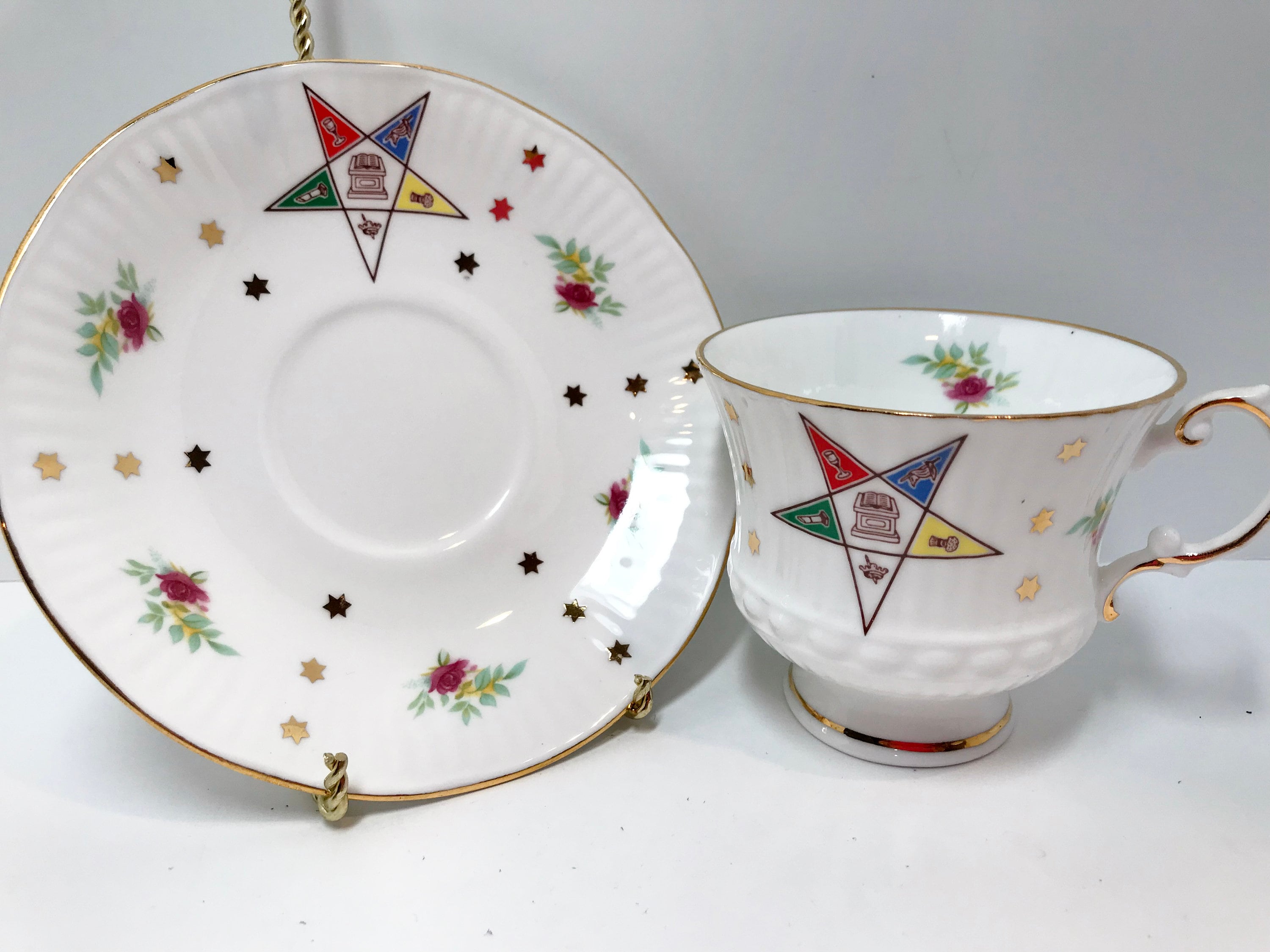 Order of the Eastern Star Teacup, Elizabethan Tea Cup and Saucer ...
