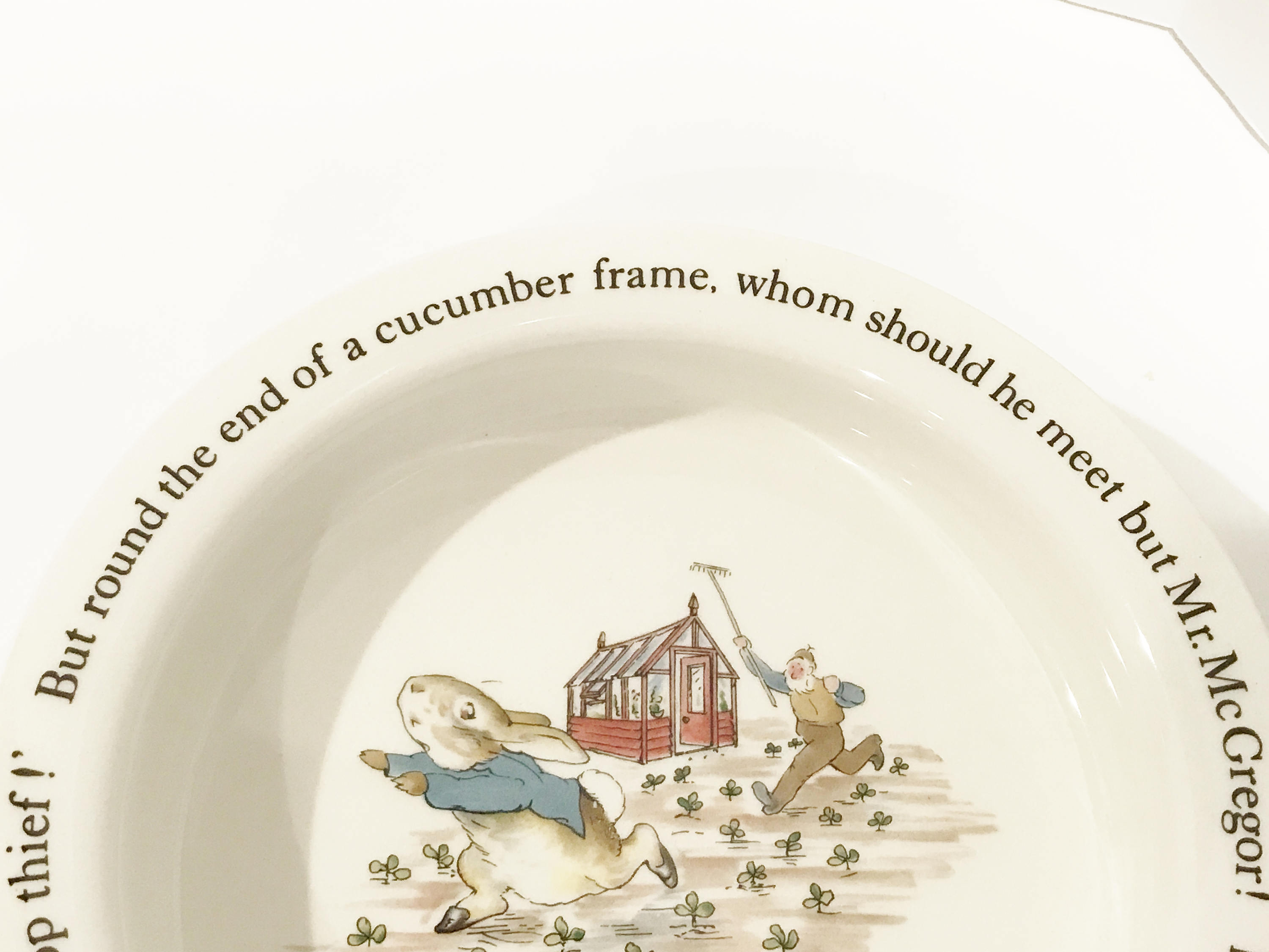 Wedgwood Peter Rabbit Bowl and Plate, Beatrix Potter, Childs Plate and ...