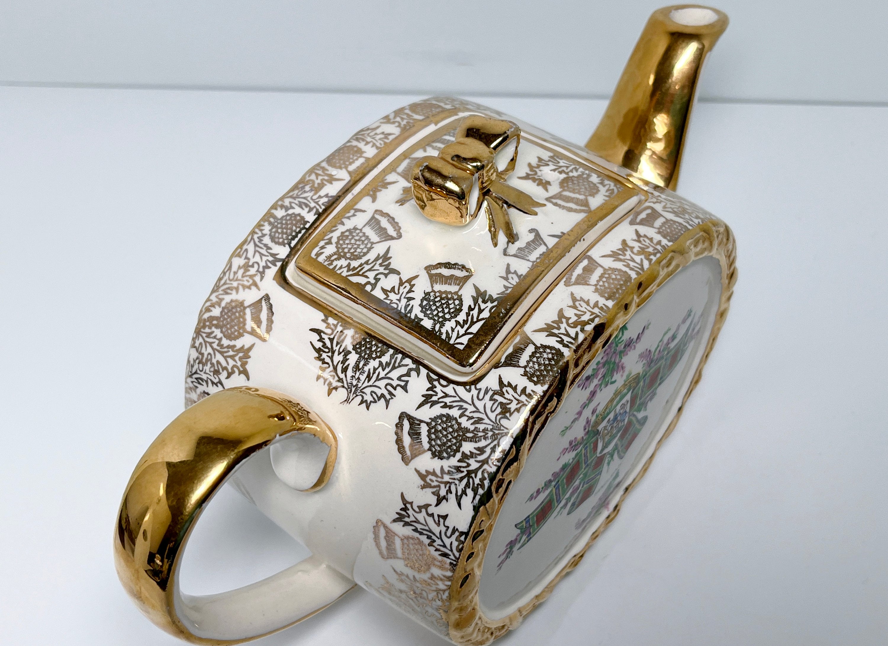 MacLean Clan Teapot, Sadler Teapot, Scottish Teapot, Scotland Teapots ...