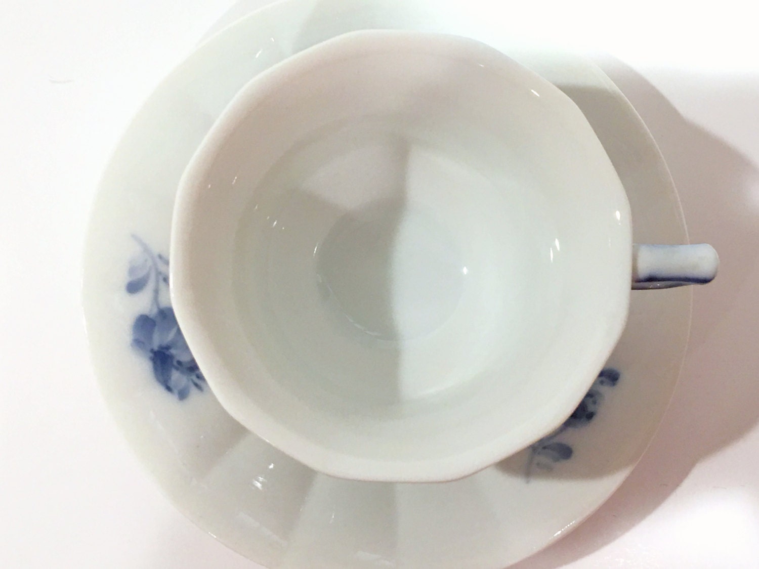 Royal Copenhagen Tea Cup and Saucer, Antique Tea Cups, Blue White China ...