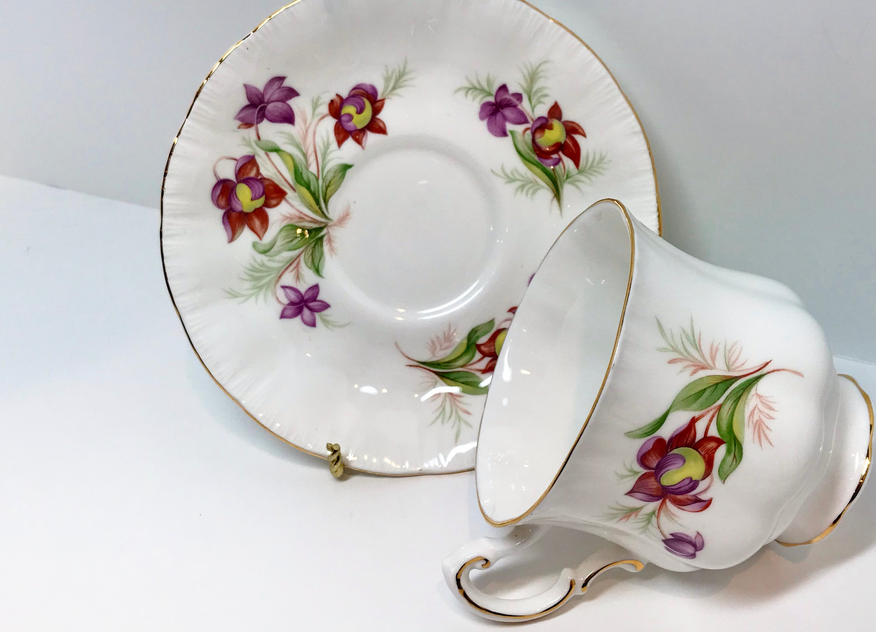 Pitcher Plant Teacup, Newfoundland Flower, Paragon Tea Cups, Canadian ...