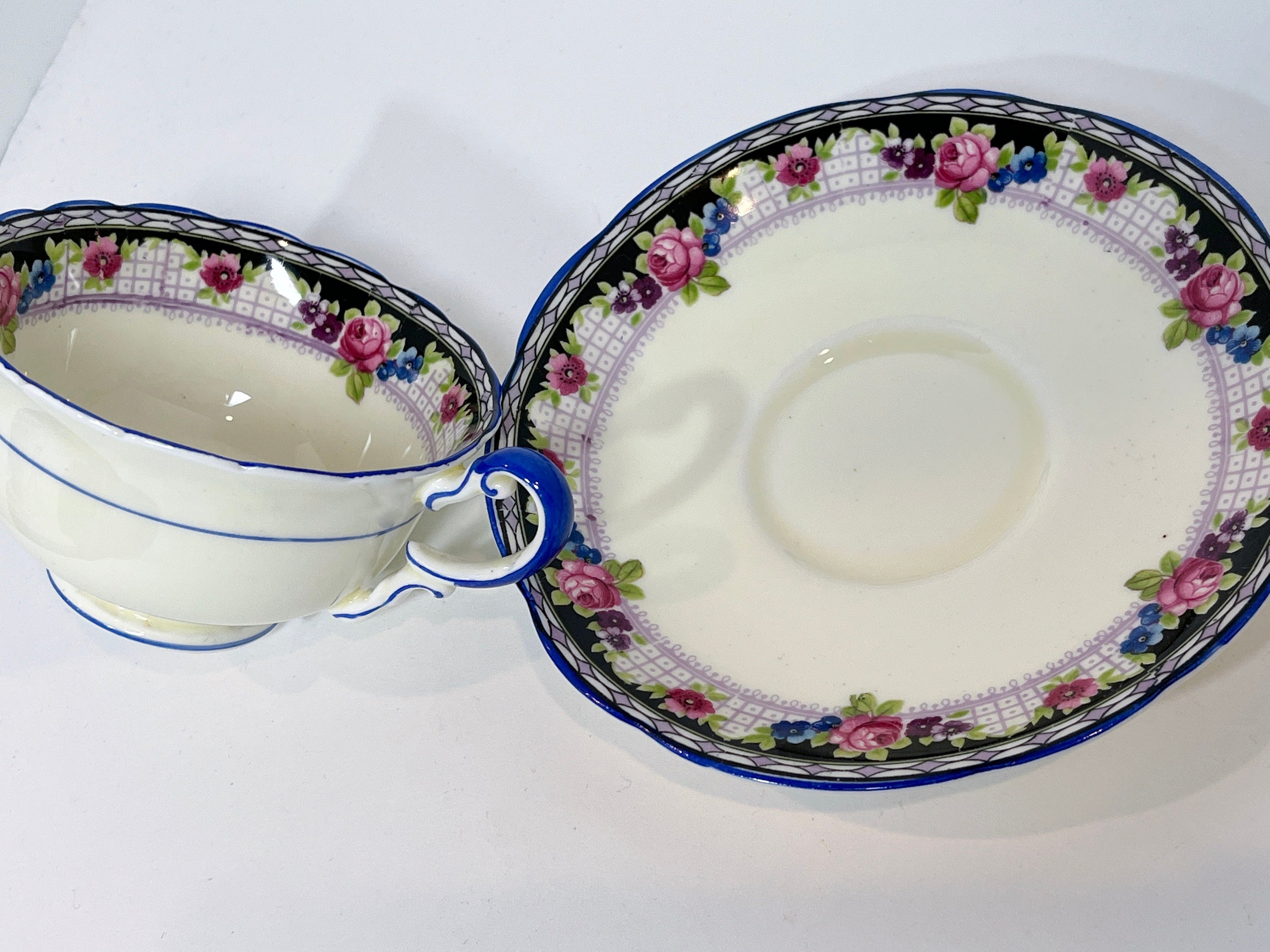 Paragon Teacup and Saucer, Circa 1932, Antique Tea Cups Vintage ...