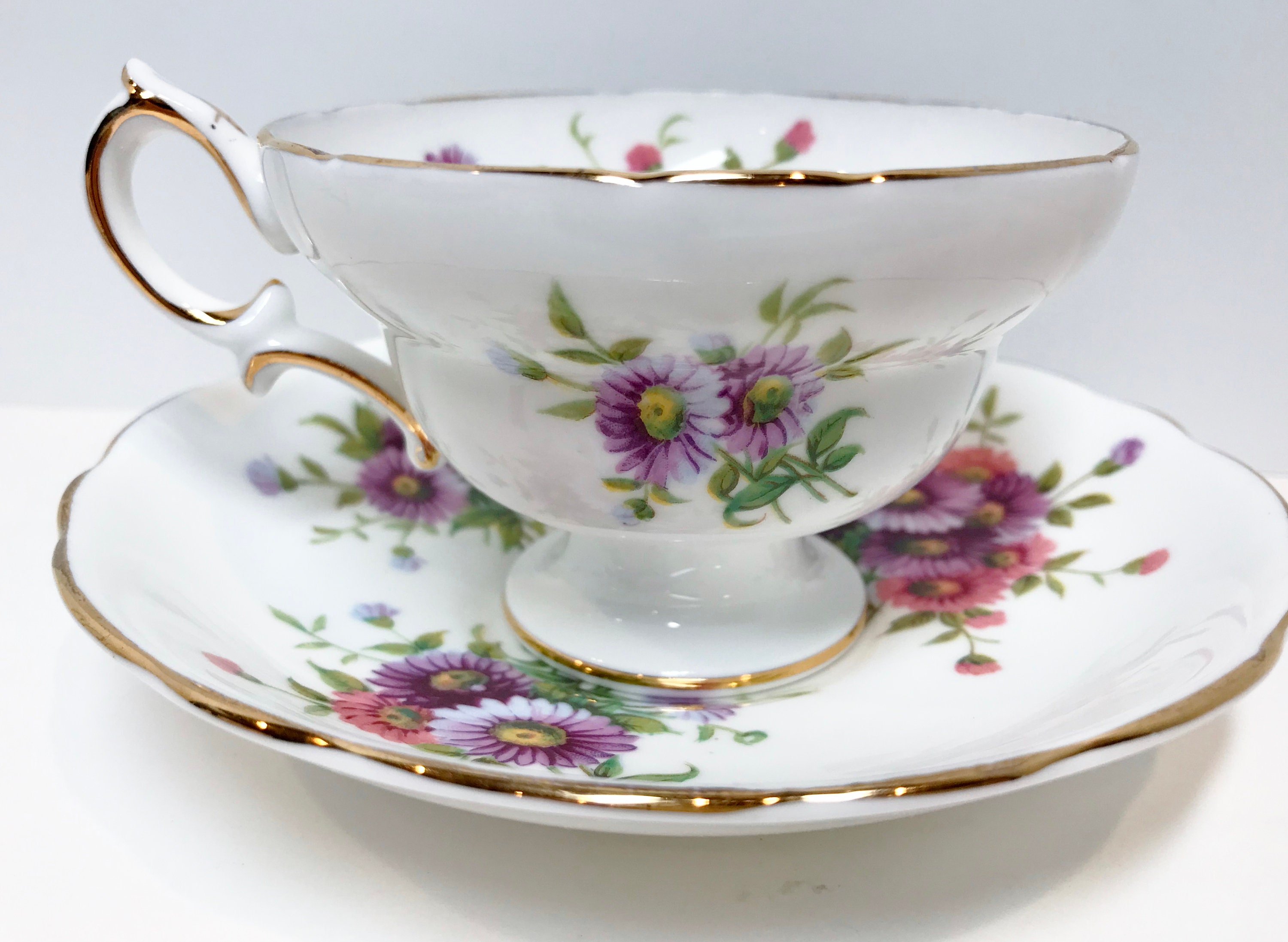 Reserved for MS, Romantic Hammersley Tea Cup and Saucer, English ...