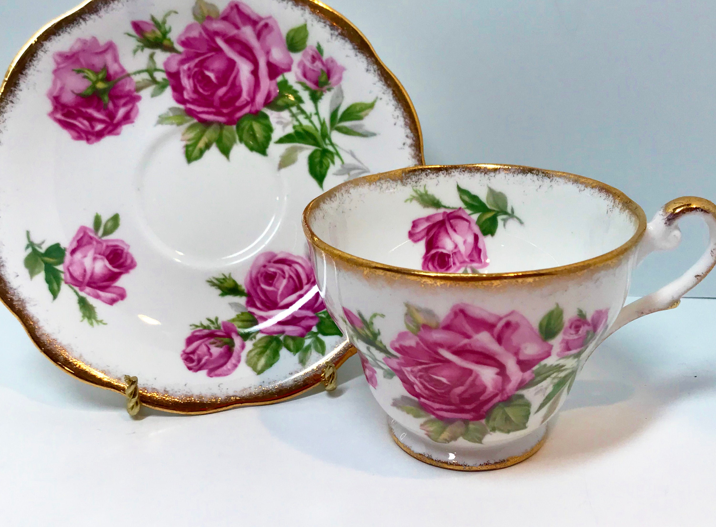 Orleans Rose by Royal Standard Tea Cup and Saucer, Antique Tea Cups ... Orleans Rose by Royal Standard Tea Cup and Saucer, Antique Tea Cups ...
