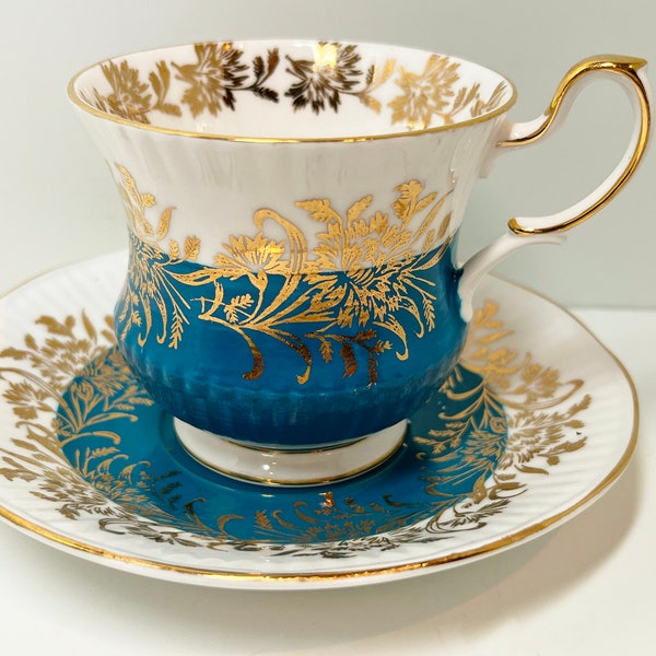 Turquoise Tea Cup - Etsy